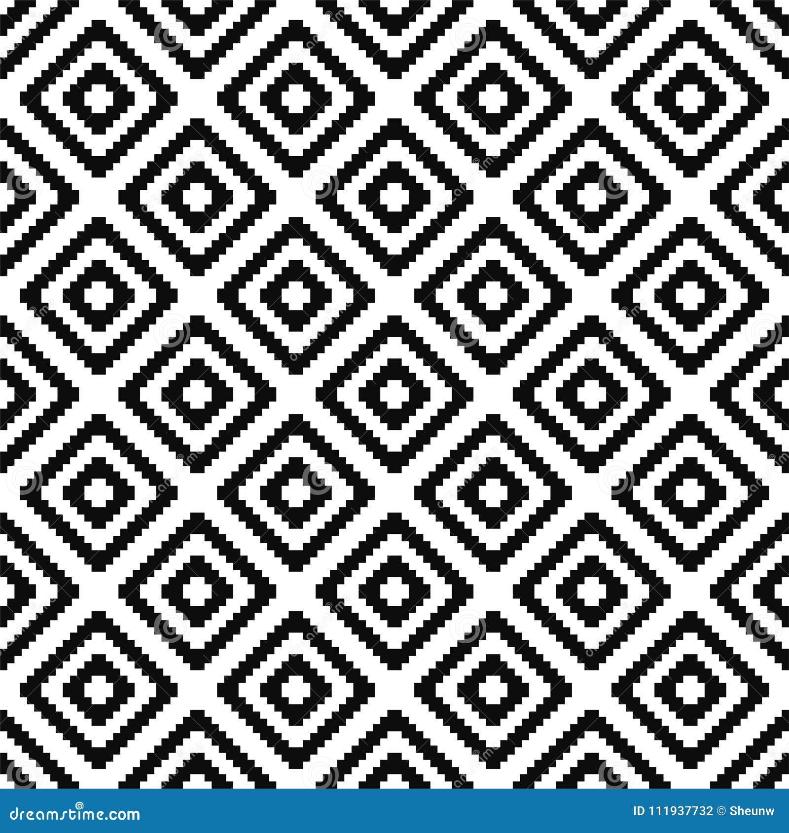 Seamless Squares Pattern - Vector Geometric Background Stock Vector ...