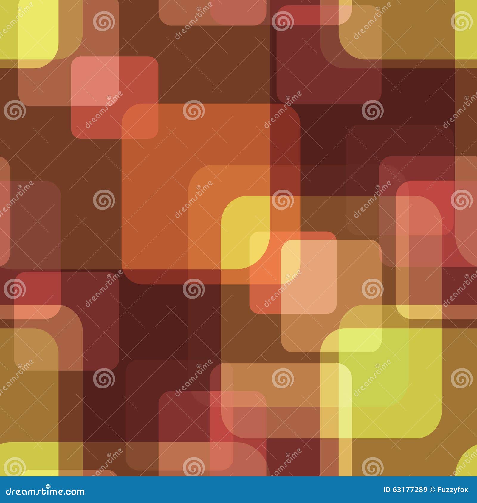 Seamless Squares Retro Bright Pattern Background Geometric Abstract ...