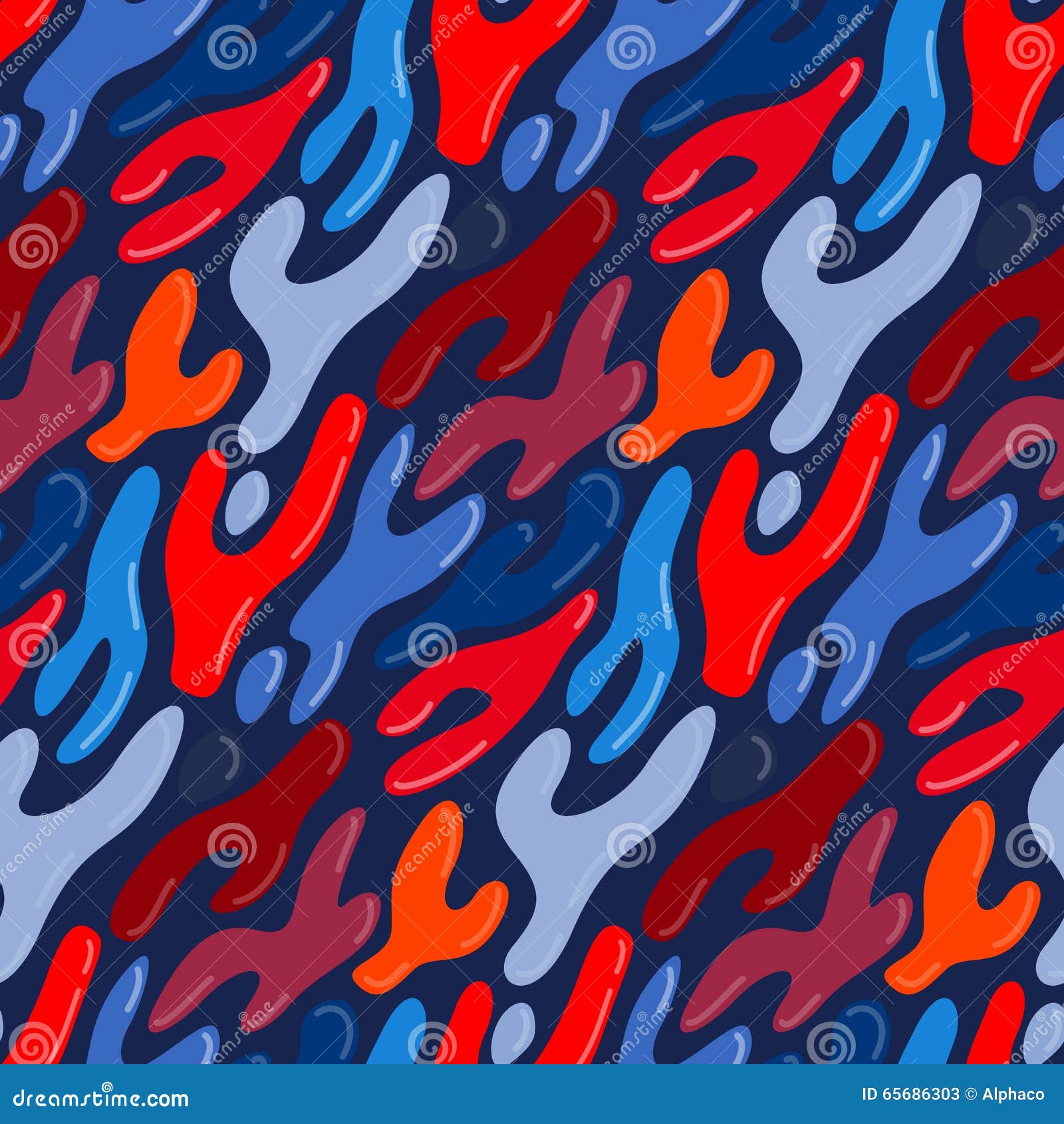 Seamless stain pattern stock vector. Illustration of style - 65686303