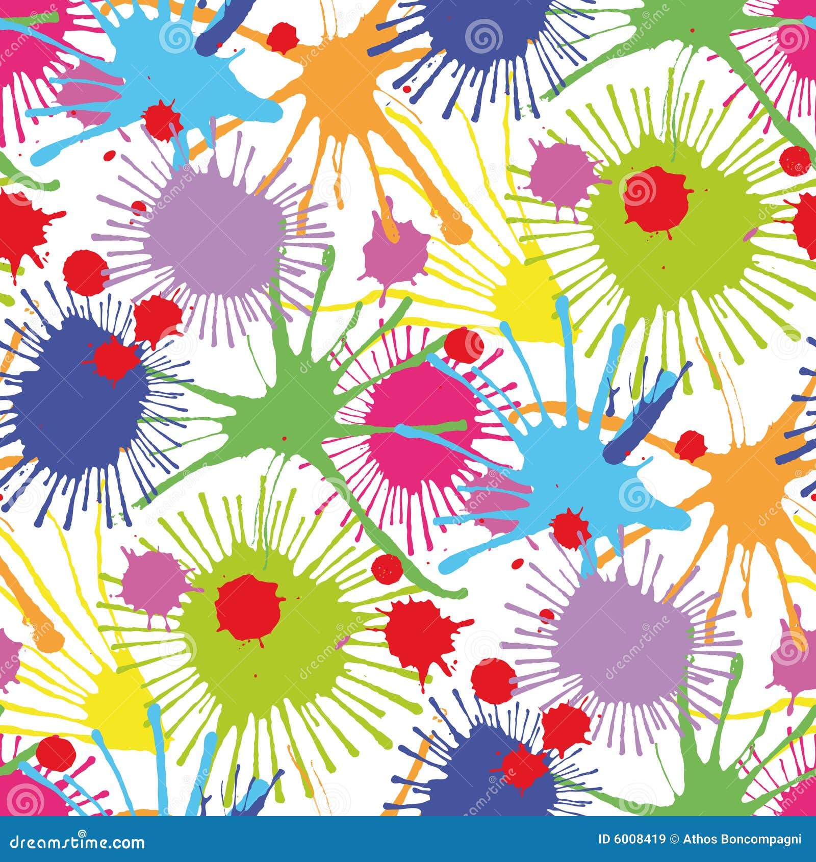 Seamless stain pattern III stock vector. Illustration of splat - 6008419