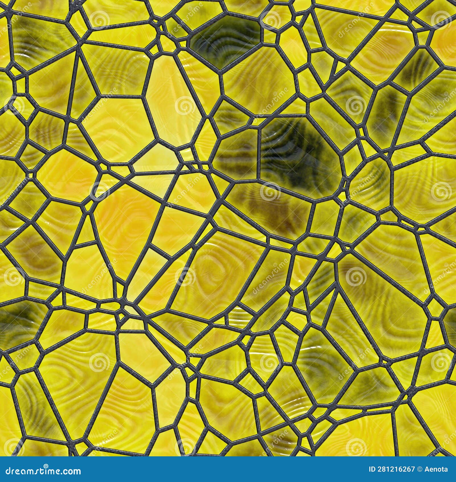 Seamless Stained Glass Pattern Stock Illustration - Illustration of ...