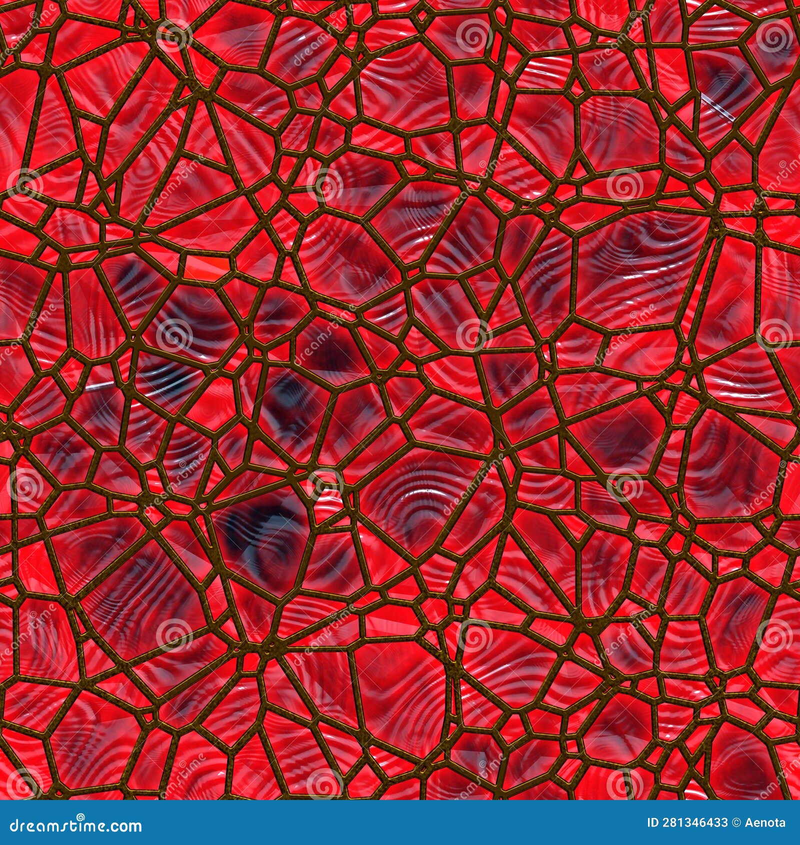 Seamless Stained Glass Pattern Stock Illustration - Illustration of ...