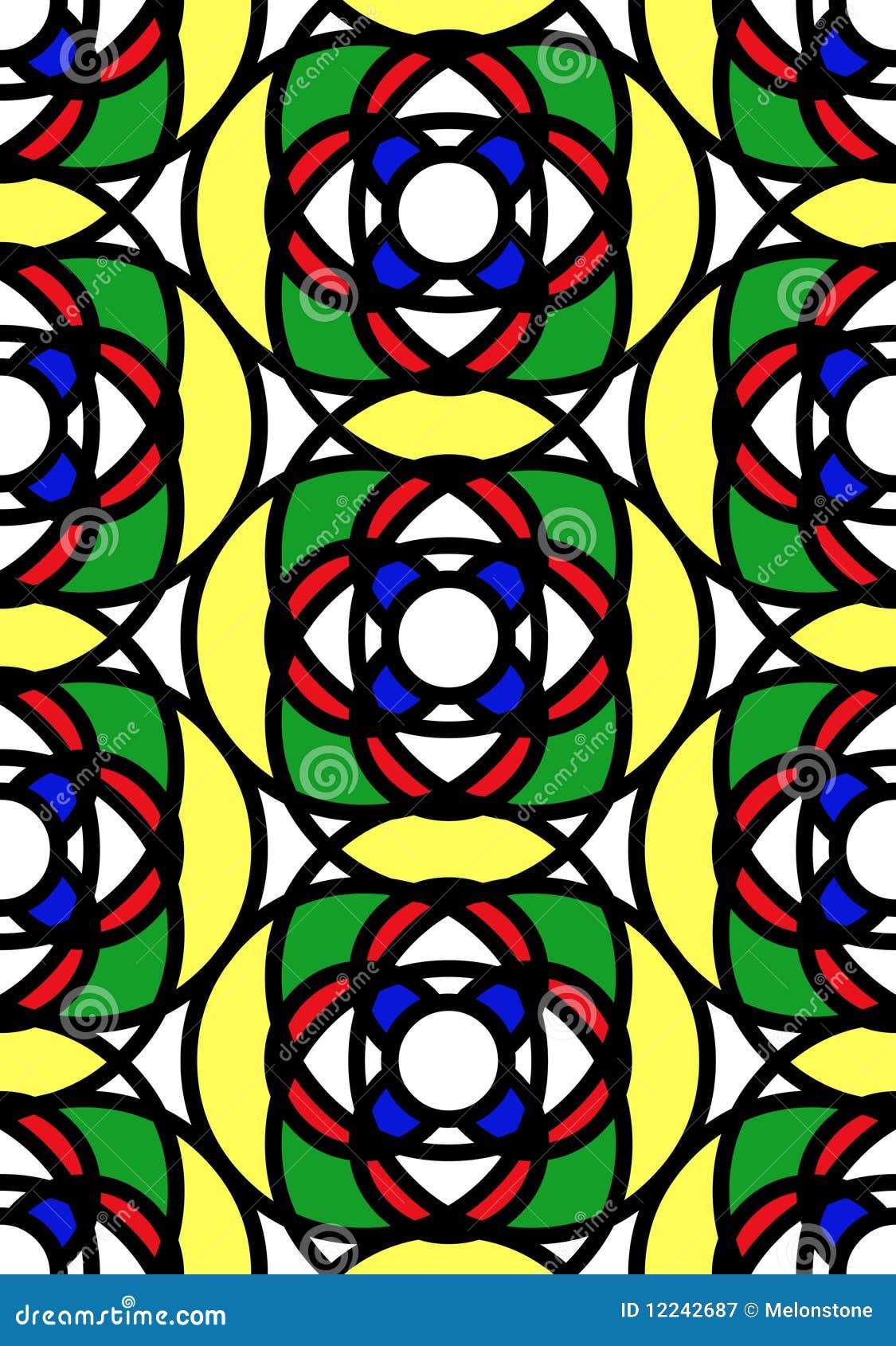 Seamless Stained Glass Tile Royalty-Free Stock Photography ...