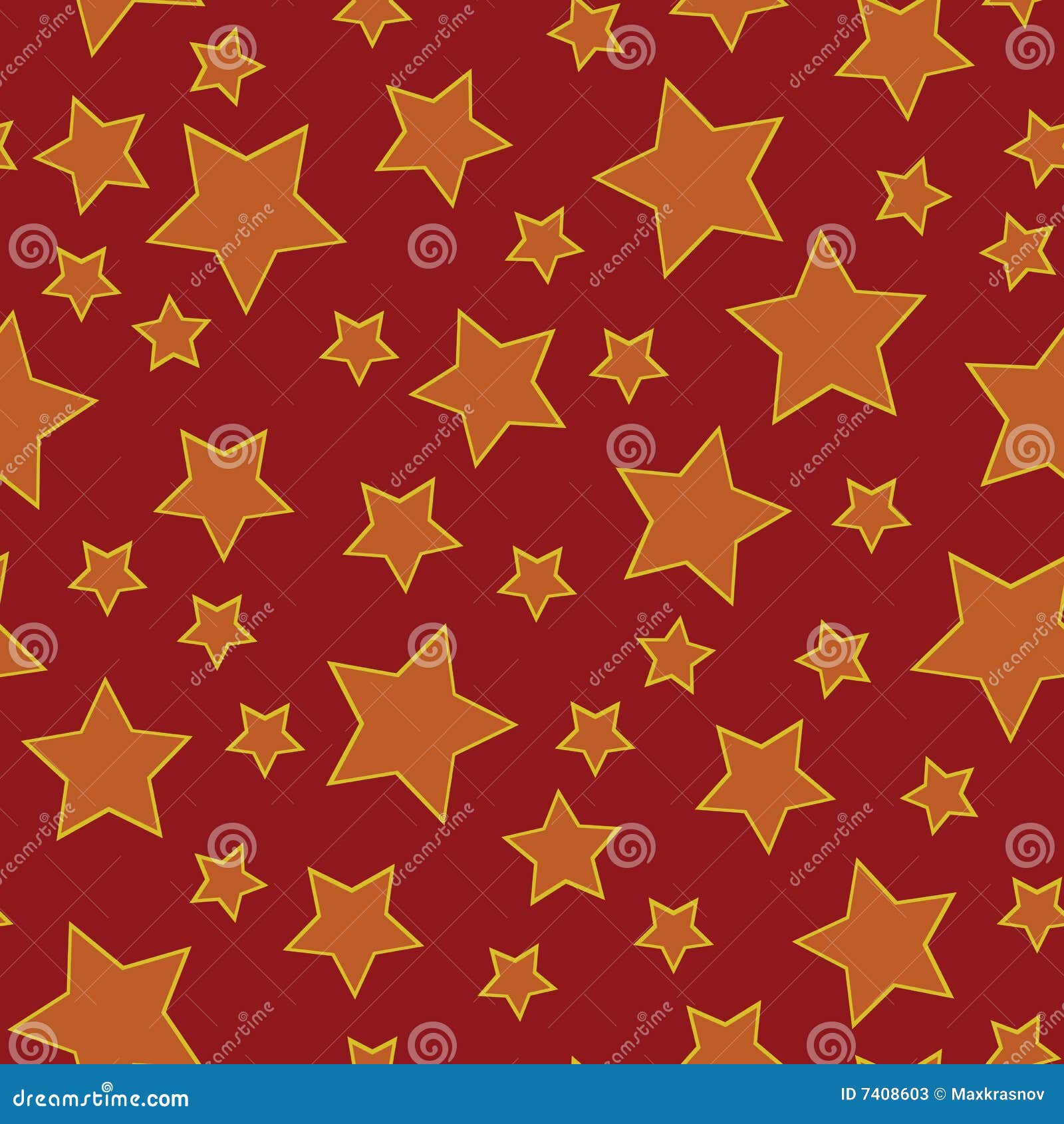 Seamless Star Background stock vector. Illustration of design - 7408603