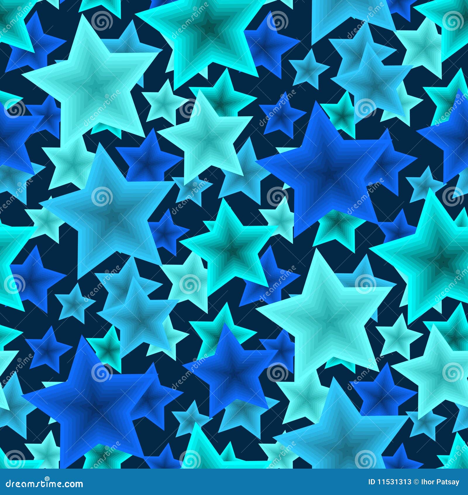Seamless star pattern stock vector. Illustration of continuity - 11531313