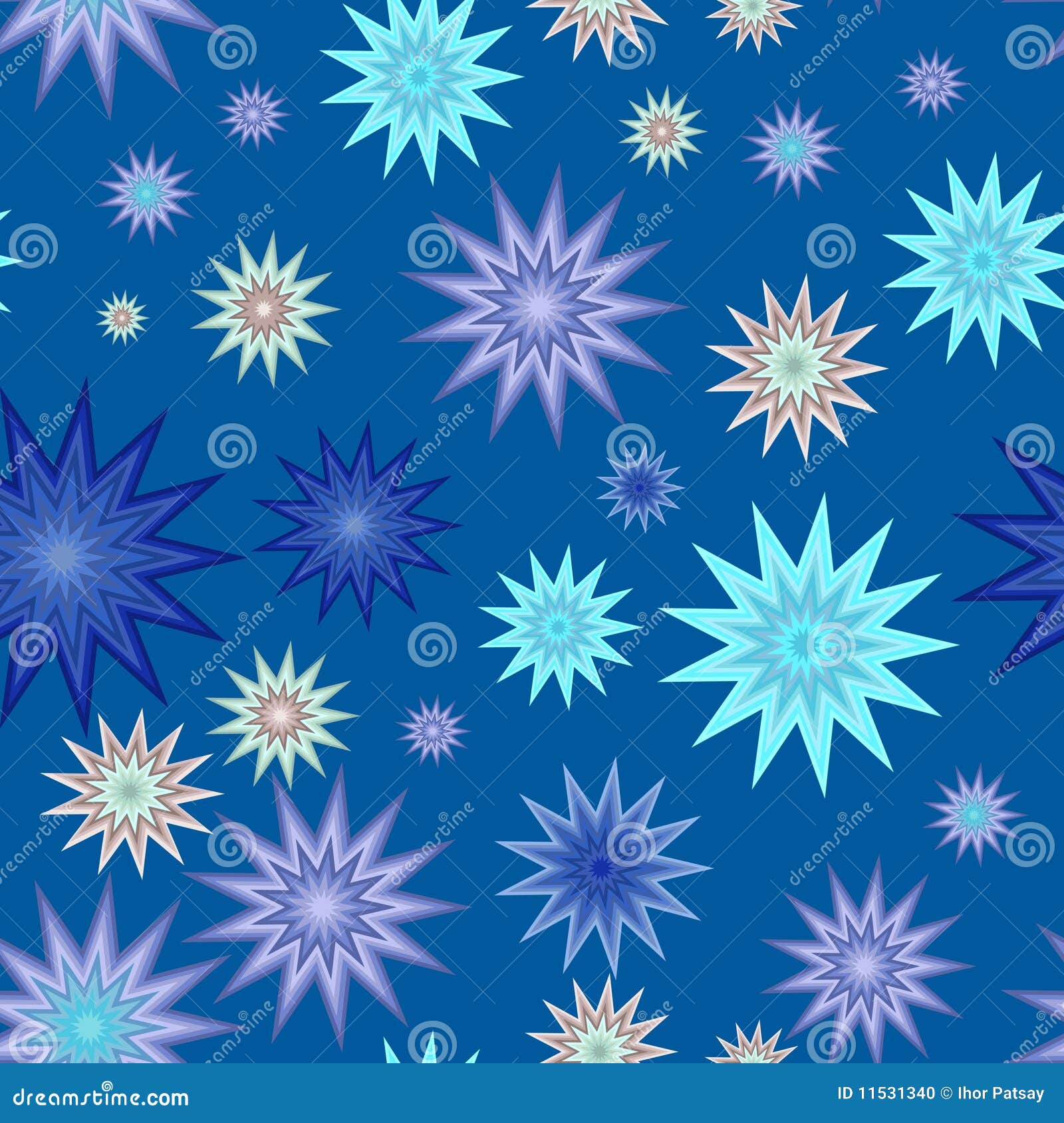 Seamless star pattern stock vector. Illustration of pentagram - 11531340