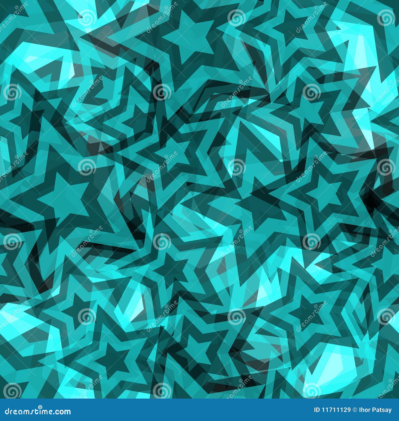 Seamless star pattern stock vector. Illustration of painted - 11711129