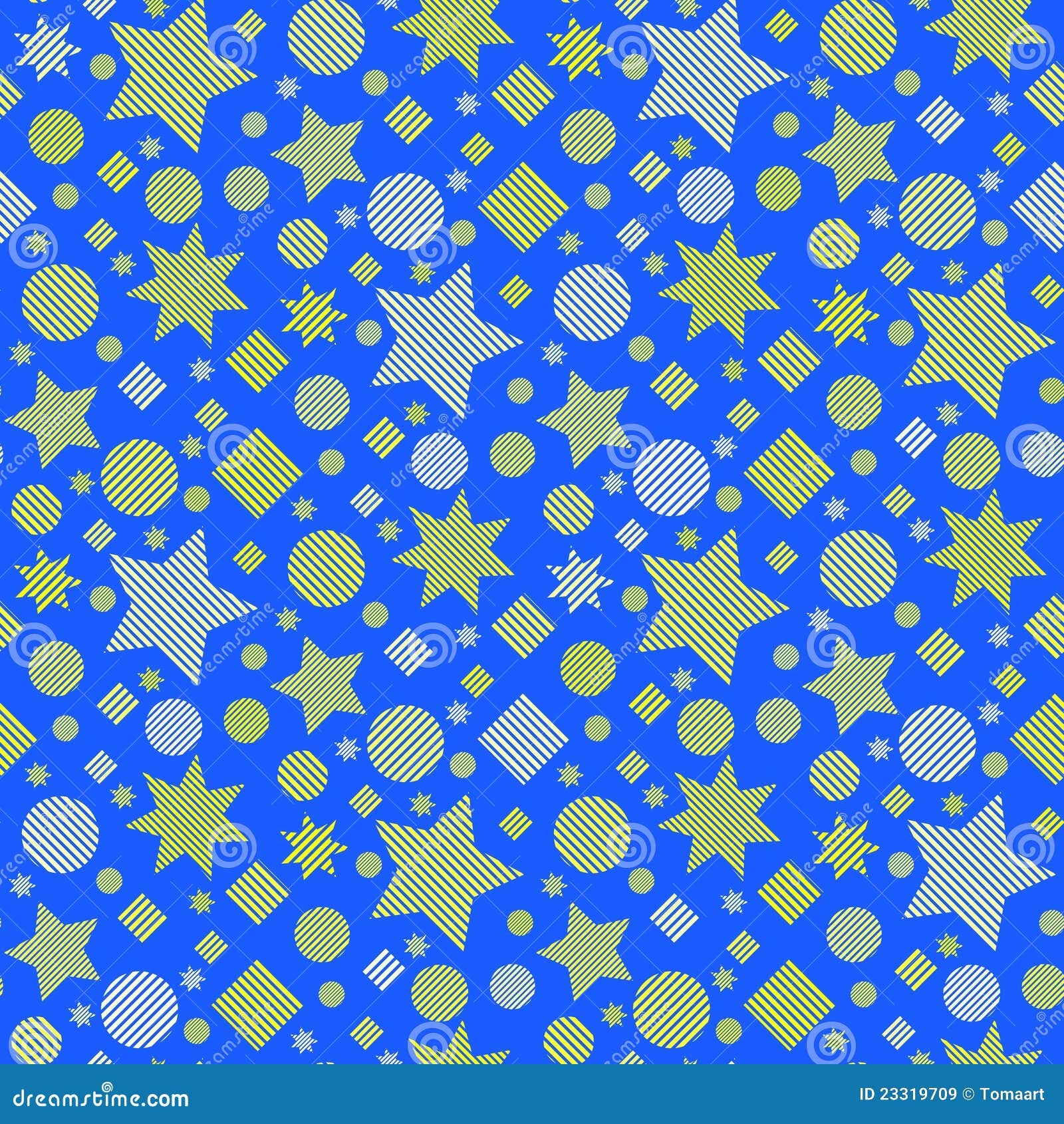 Seamless star pattern stock vector. Illustration of decoration - 23319709