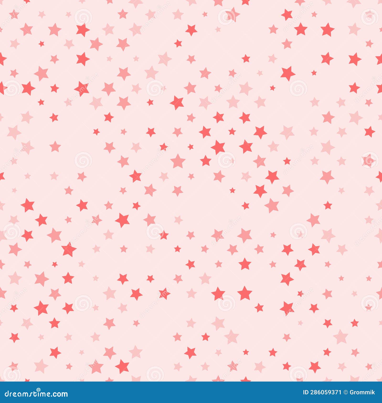 Seamless Star Pattern. Background with Stars of Different Shades Stock ...