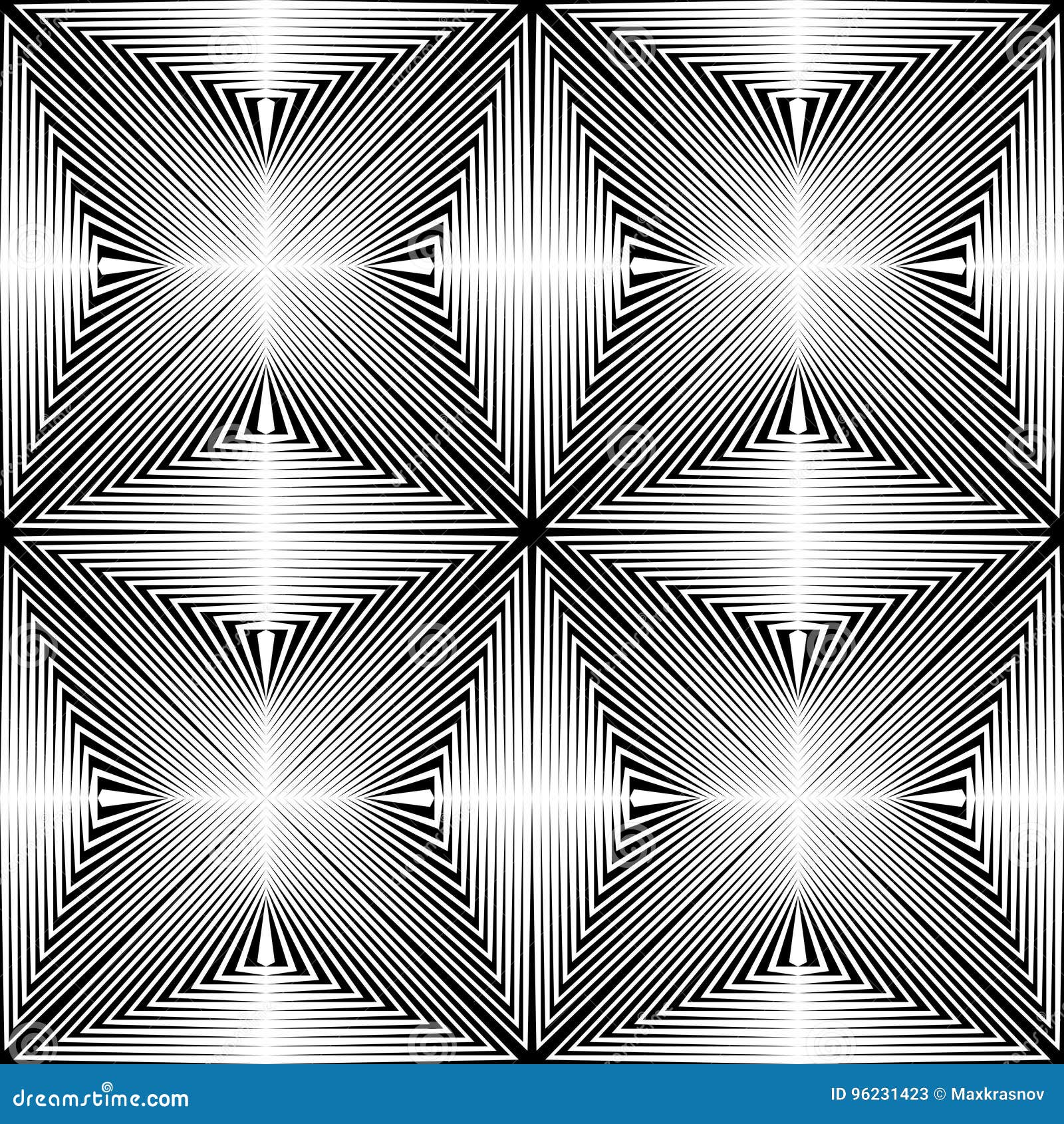 Seamless Star Pattern. Vector Black and White Wrappimg Paper Background ...