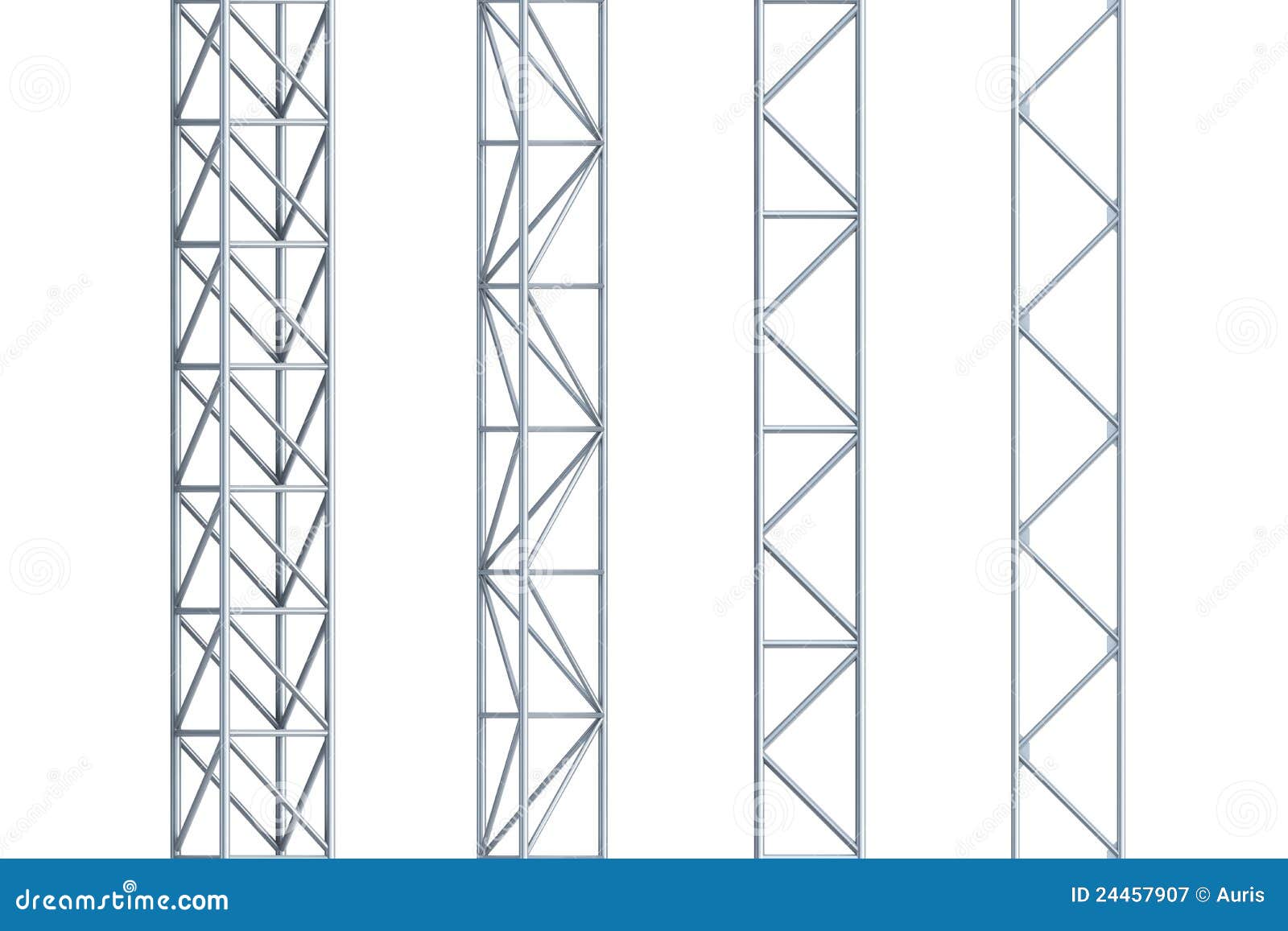 Seamless steel girders stock illustration. Illustration of metal - 24457907
