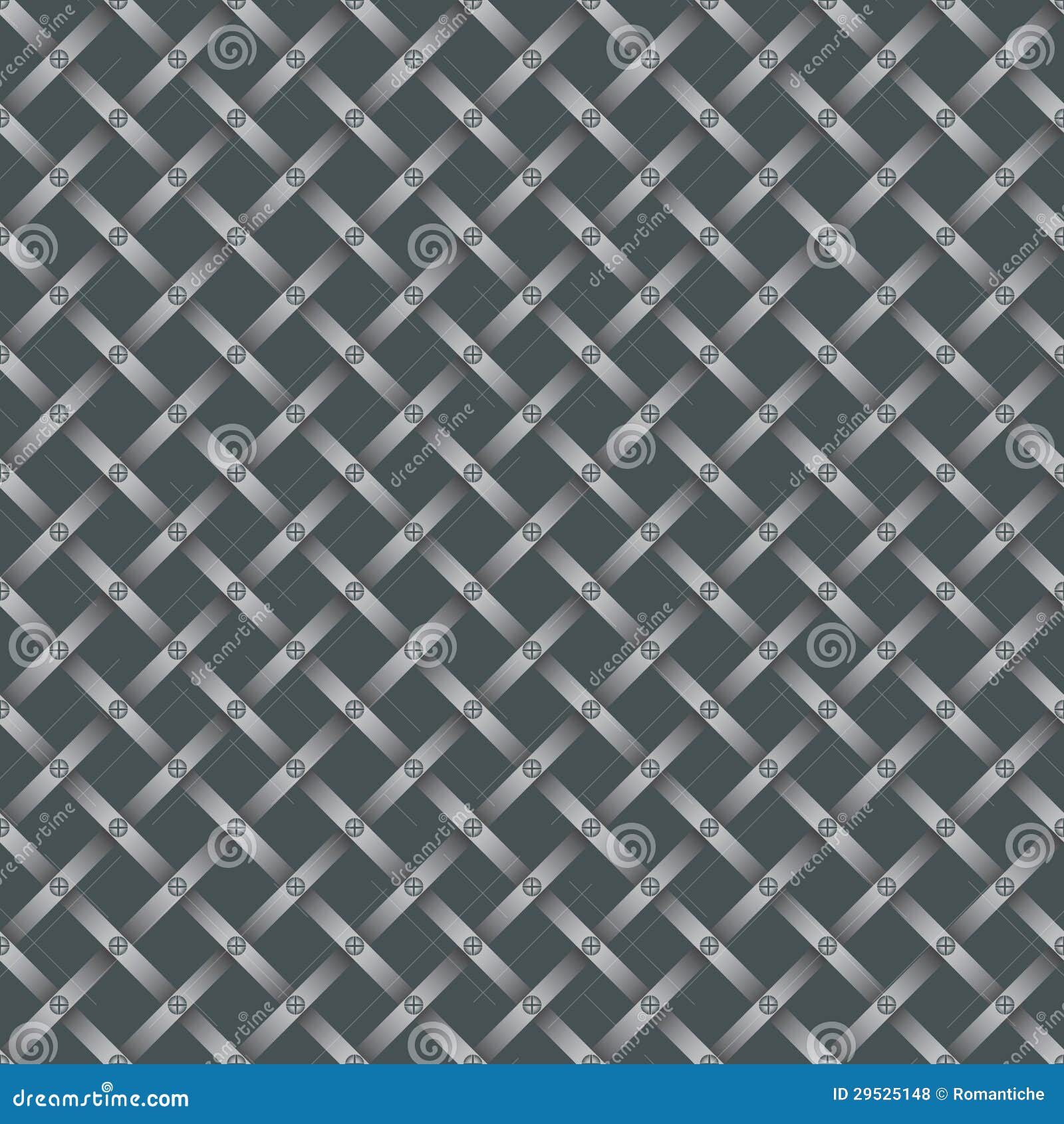 Seamless Steel Grating Pattern Stock Vector - Illustration of metal ...