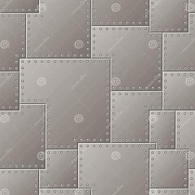 Seamless Steel Plate Pattern Stock Vector - Illustration of texture ...