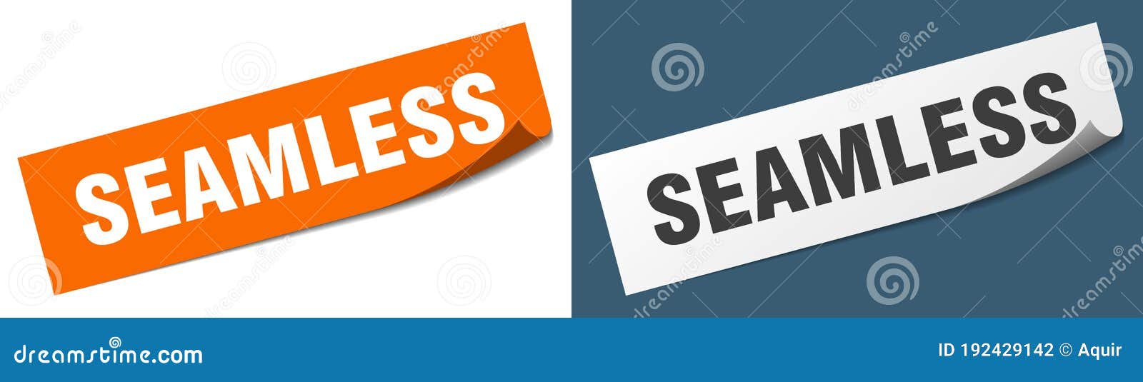 Seamless Sticker. Seamless Sign Set Stock Vector - Illustration of ...