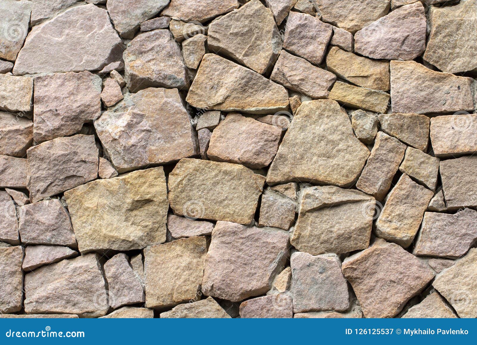 Seamless Stone Masonry Using Rectangular Stones, Red and Gray Shades ...