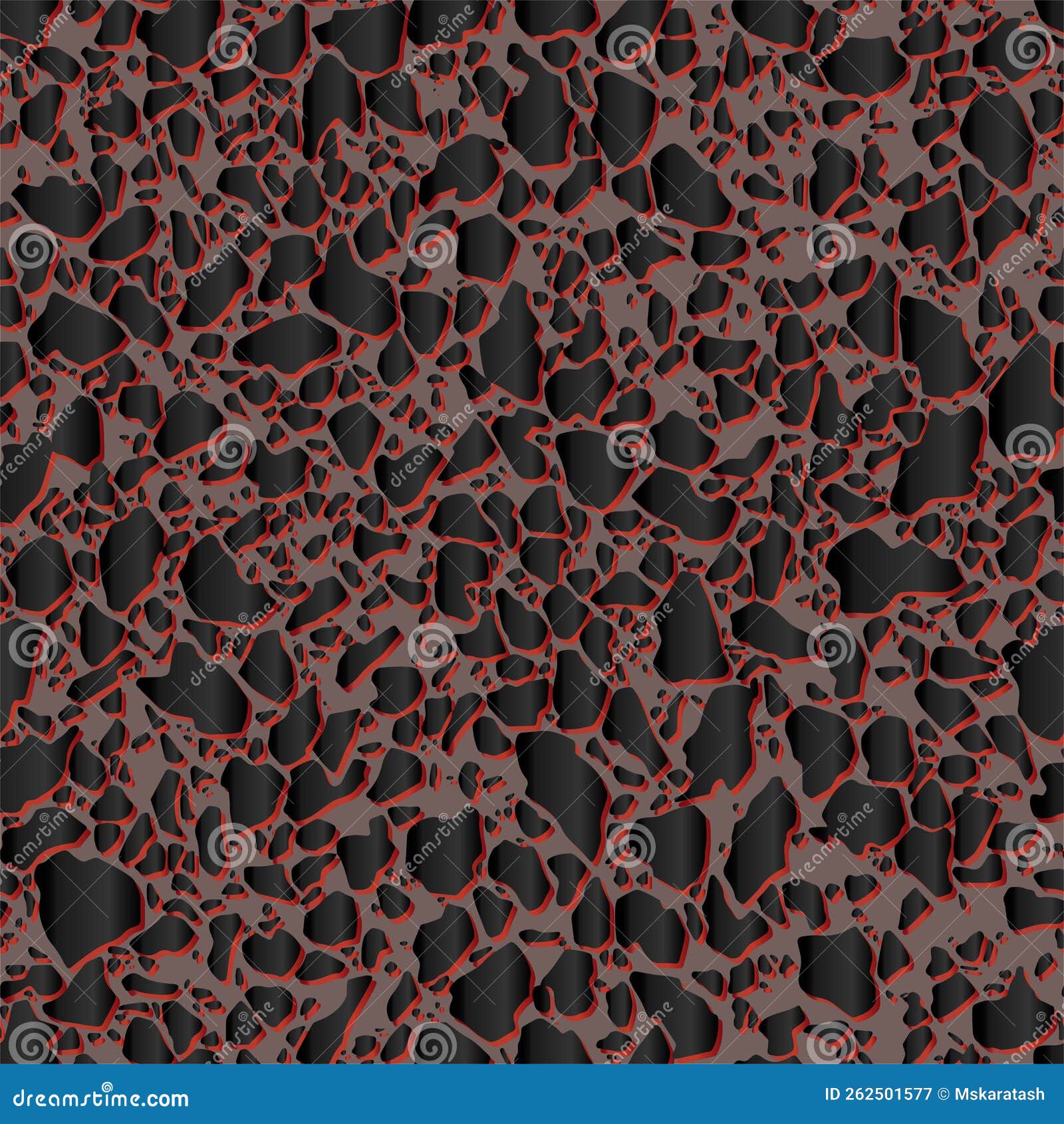 Seamless Stone Print Pattern. Broken Design. Abstract Mosaic Texture ...