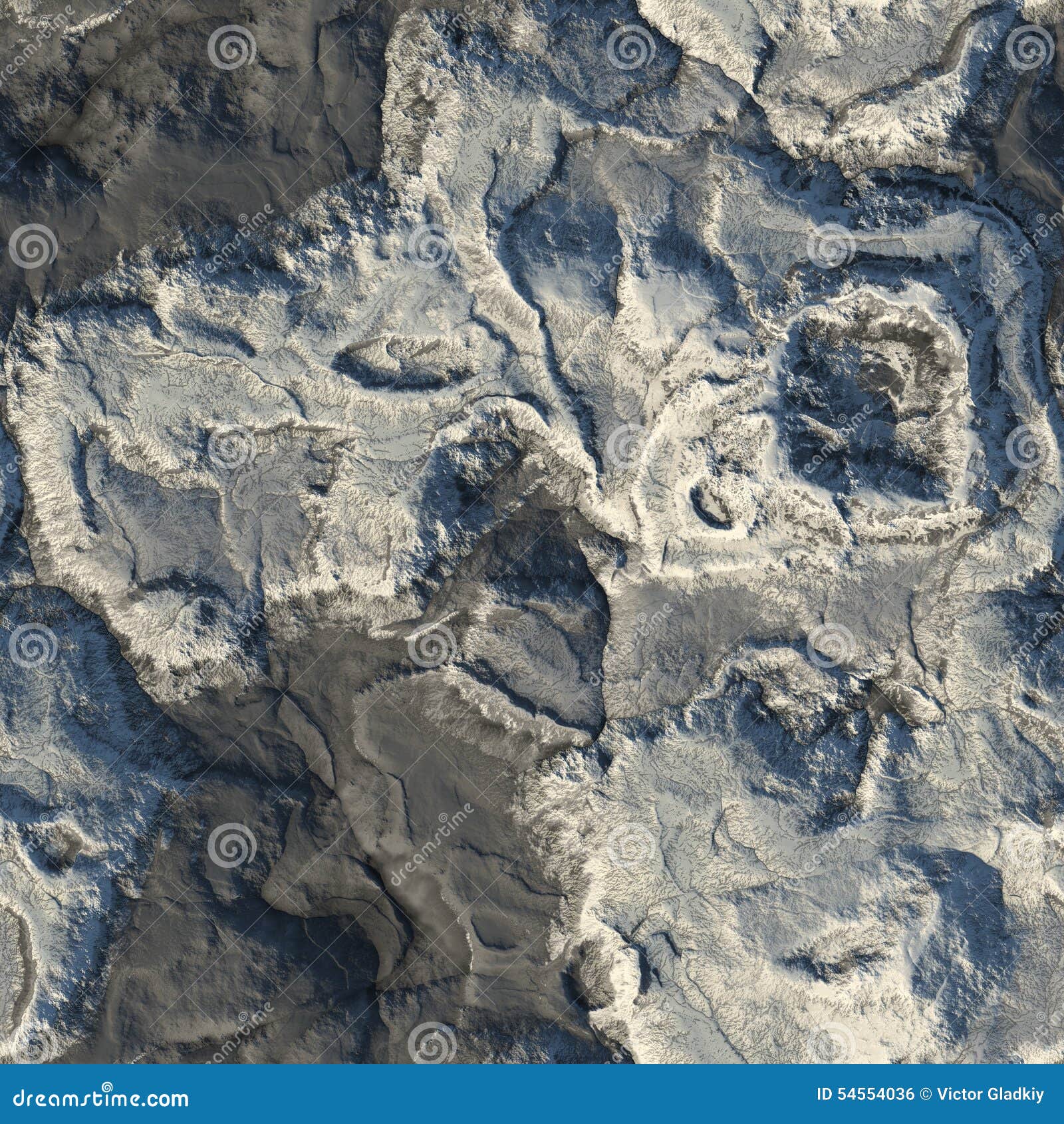 Seamless Stone Terrain Background Stock Illustration - Illustration of ...