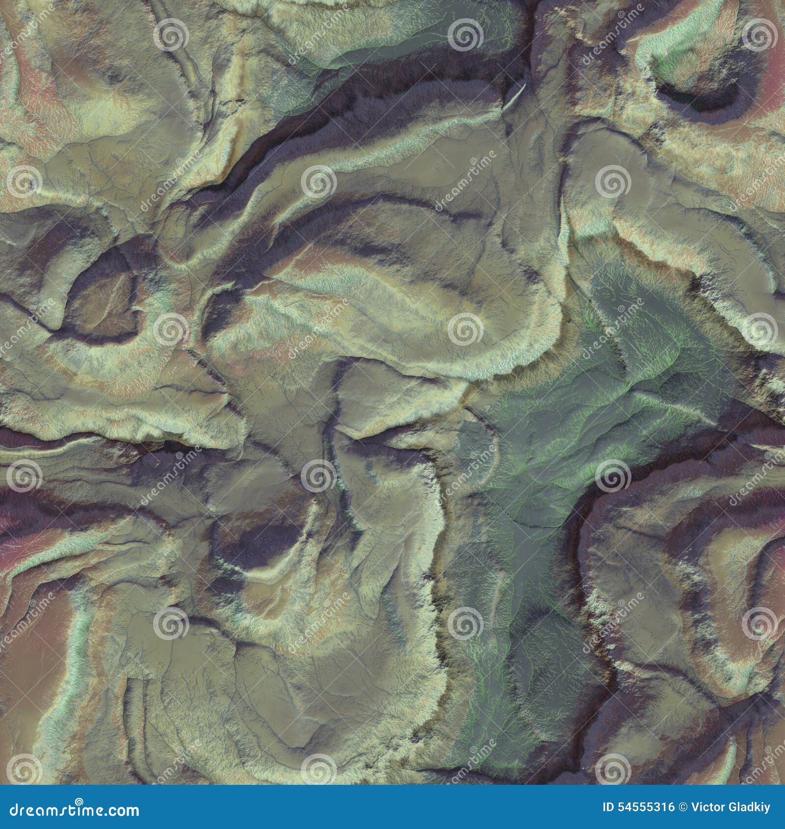 Seamless Stone Terrain Background Stock Illustration - Illustration of ...