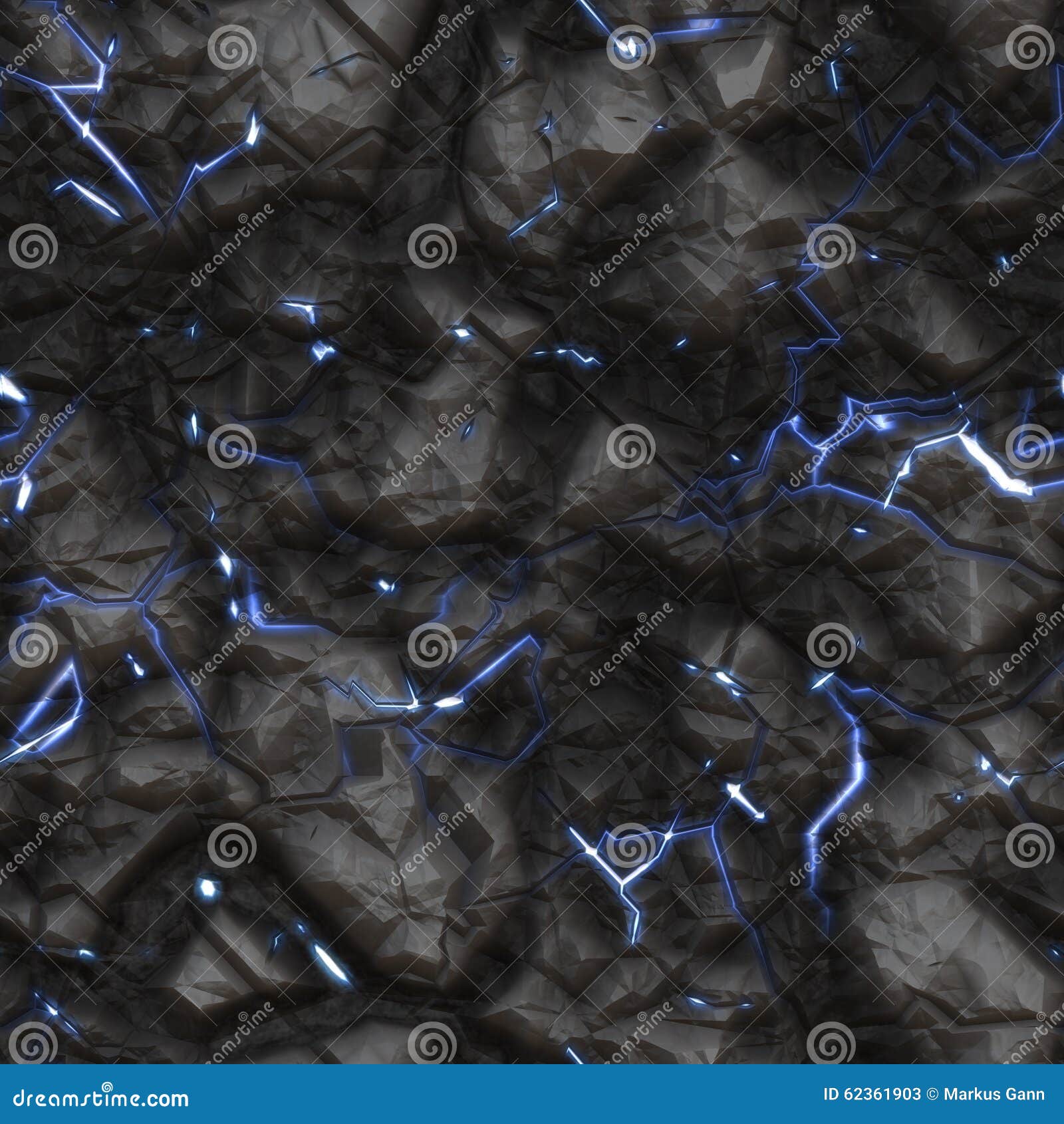 Seamless Stone Texture Blue Glow Royalty-Free Stock Photo ...