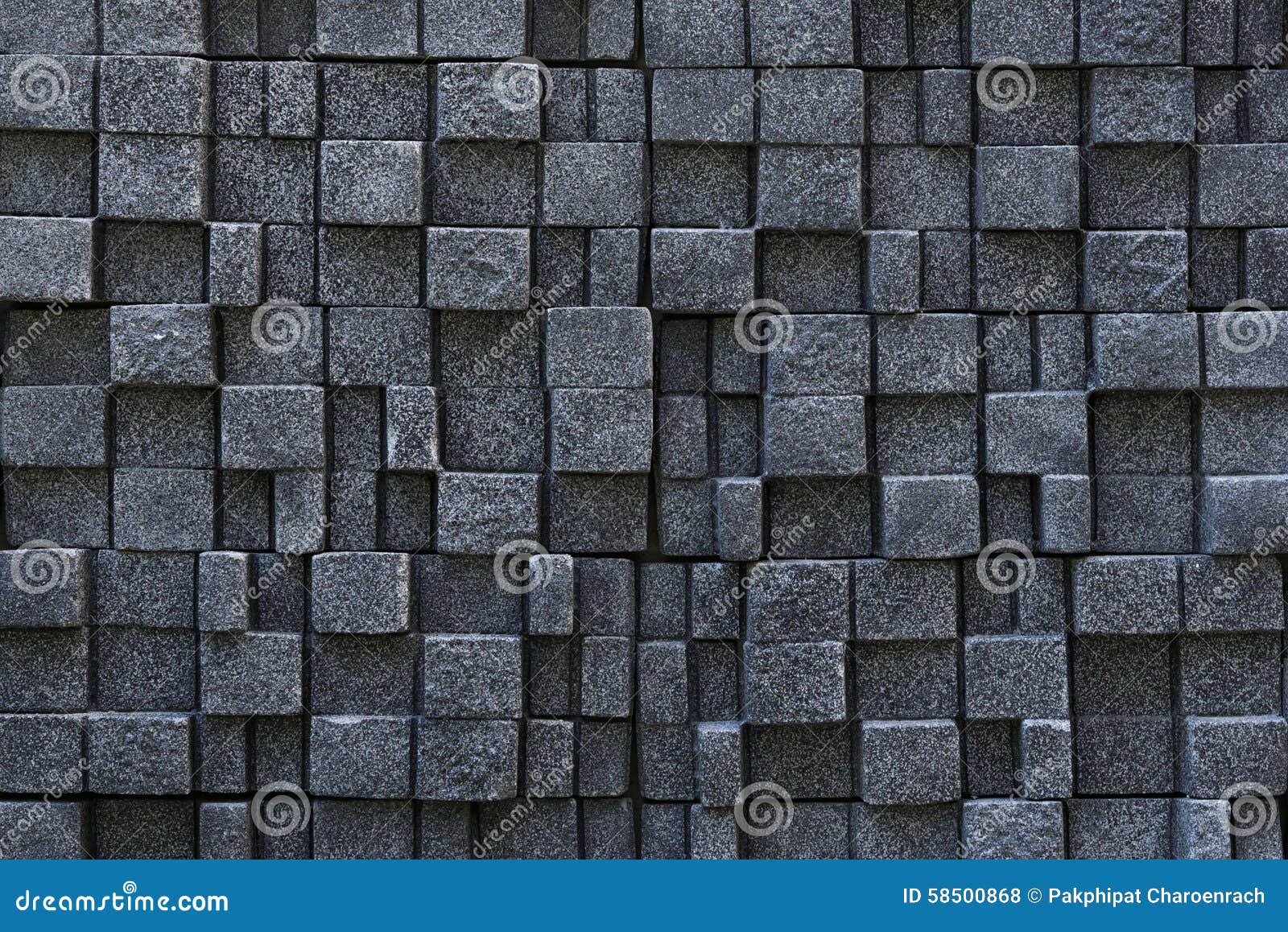 Seamless Stone Wall Background - Texture Pattern for Continuous Stock ...