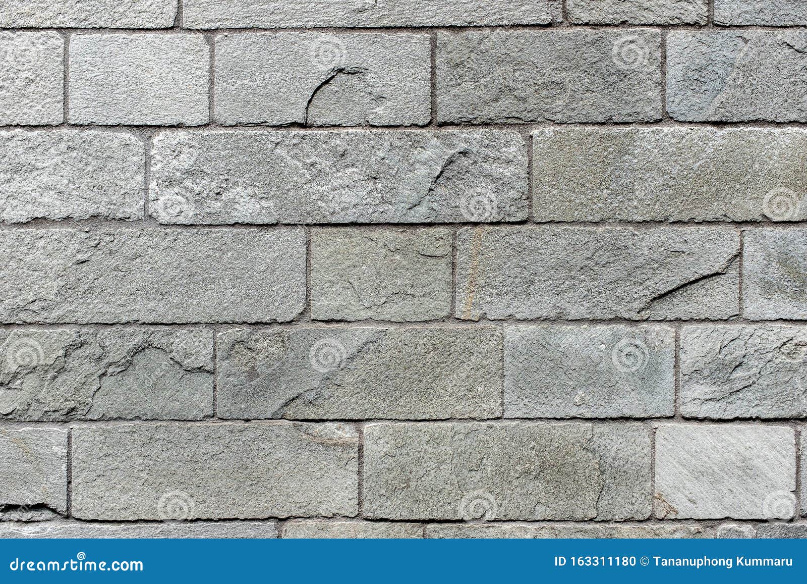 Seamless Stone Wall Texture Background. Stock Photo - Image of cement ...