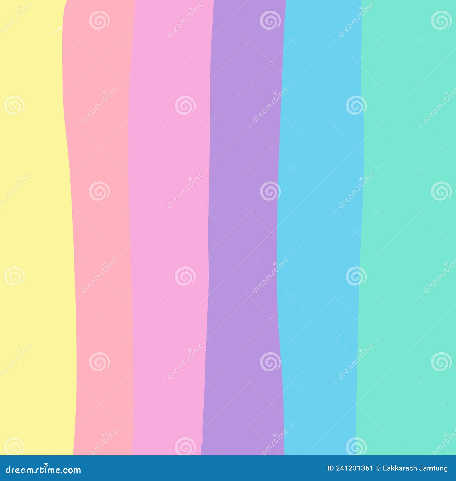 Straight Line Pastel Rainbow Background Stock Illustration ...