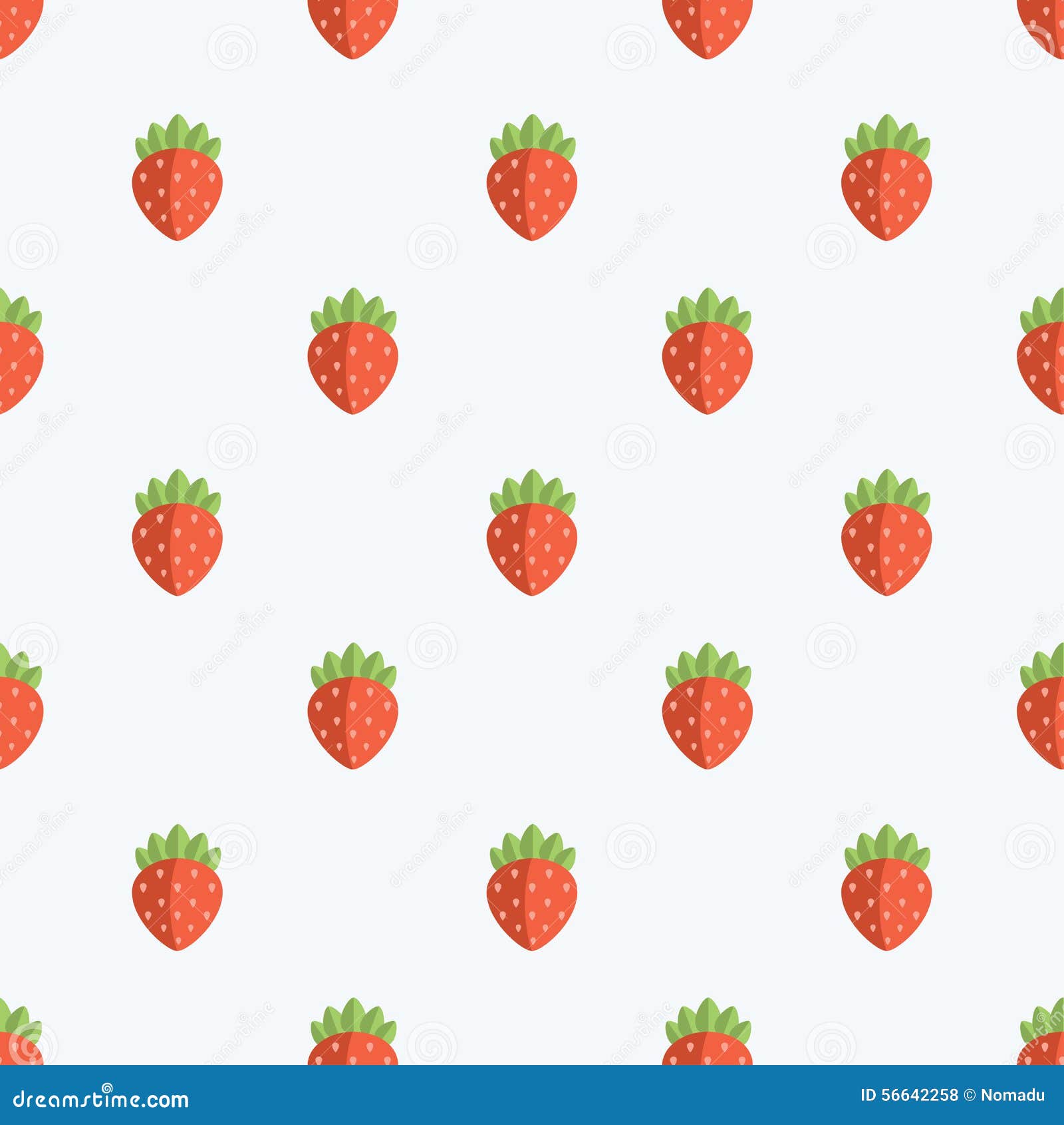 Seamless Strawberry Pattern Background Stock Vector - Illustration of ...