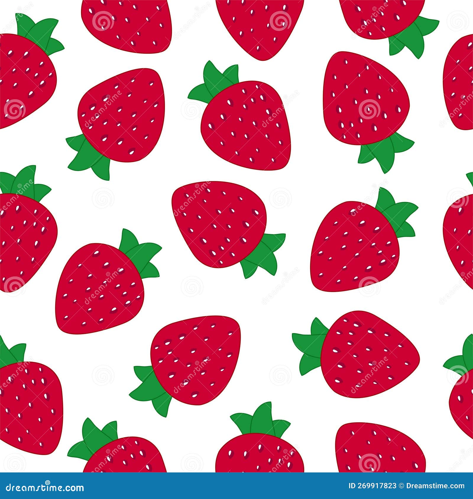 Seamless Strawberry Pattern. Red Strawberries, Strawberry Backgrounds ...
