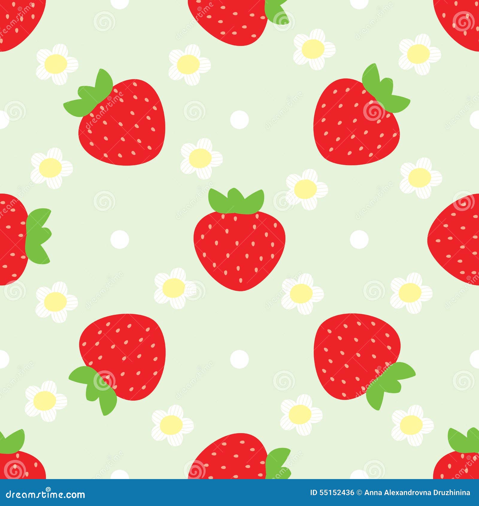 Seamless Strawberry Pattern Stock Illustration - Illustration of paper ...