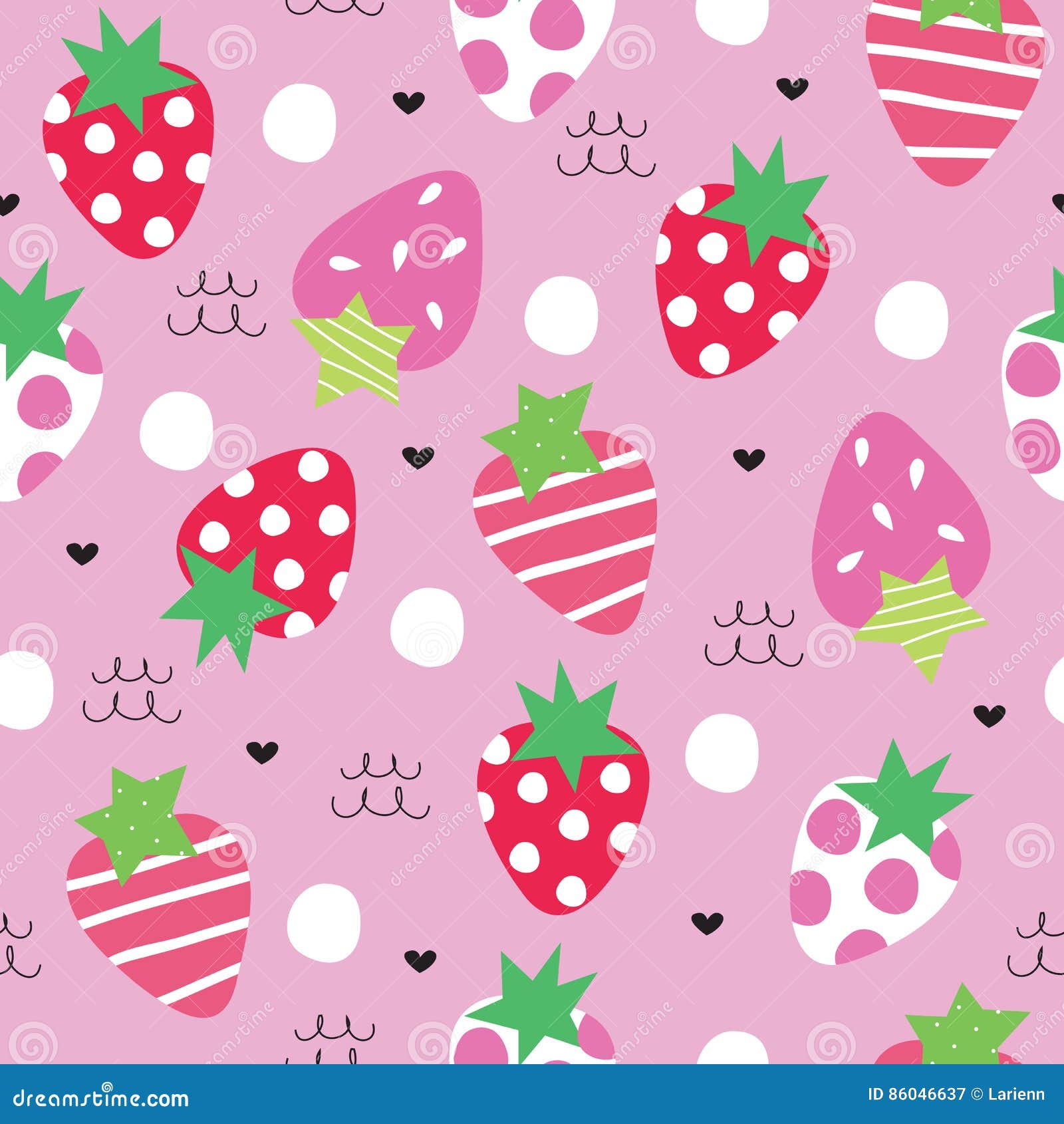 Strawberry Pattern Stock Photography | CartoonDealer.com #27177800
