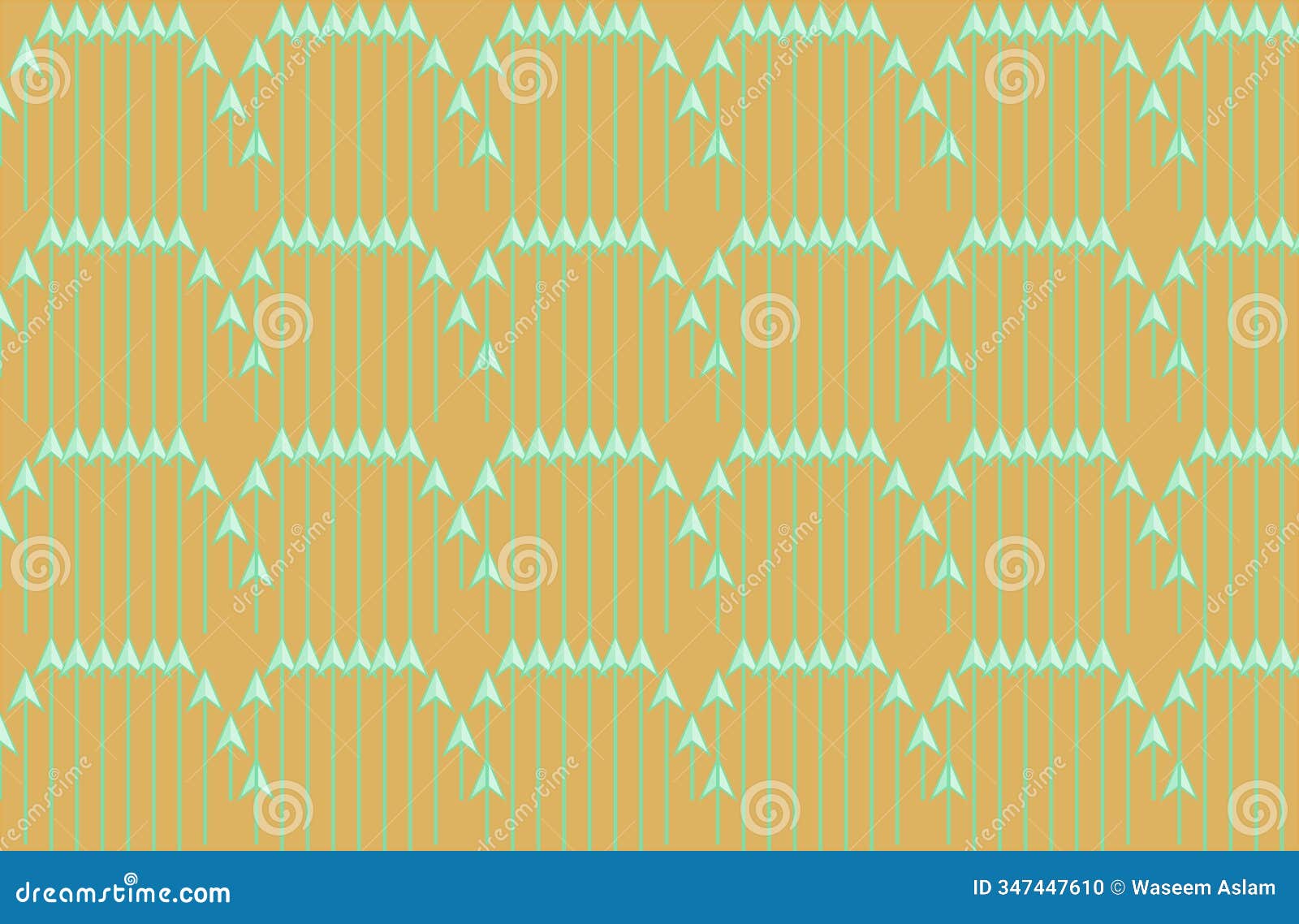 Seamless Strict Geometric Pattern in Form of Circles of Different ...