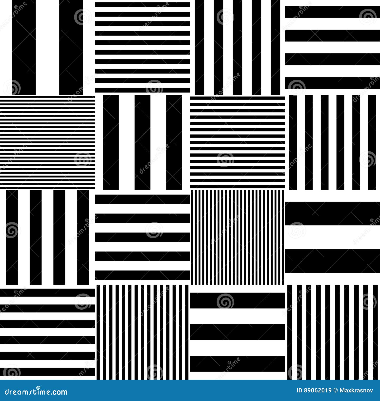 Seamless Stripe and Line Pattern Stock Vector - Illustration of ...