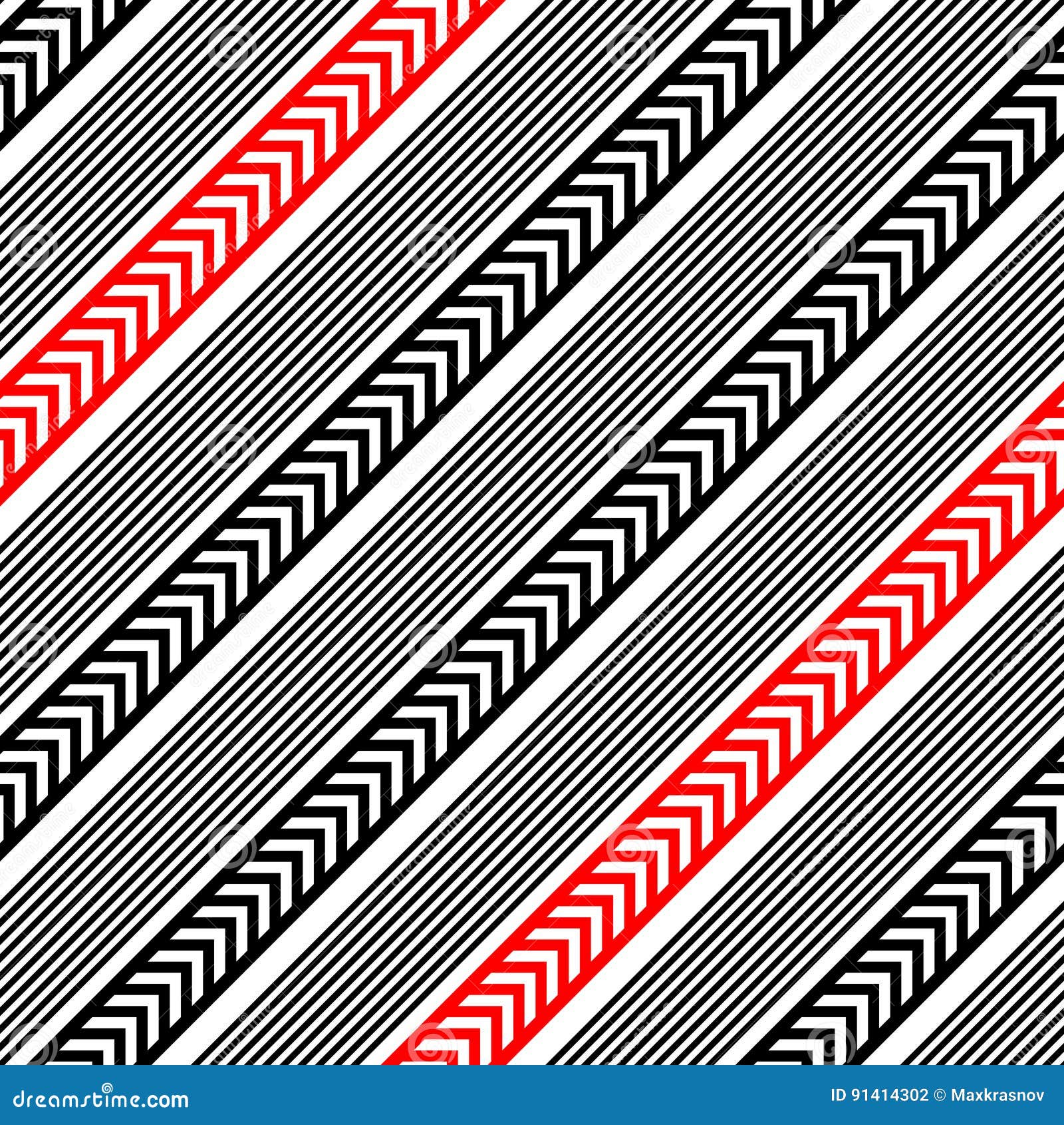 Seamless Stripe Pattern stock vector. Illustration of elegant - 91414302