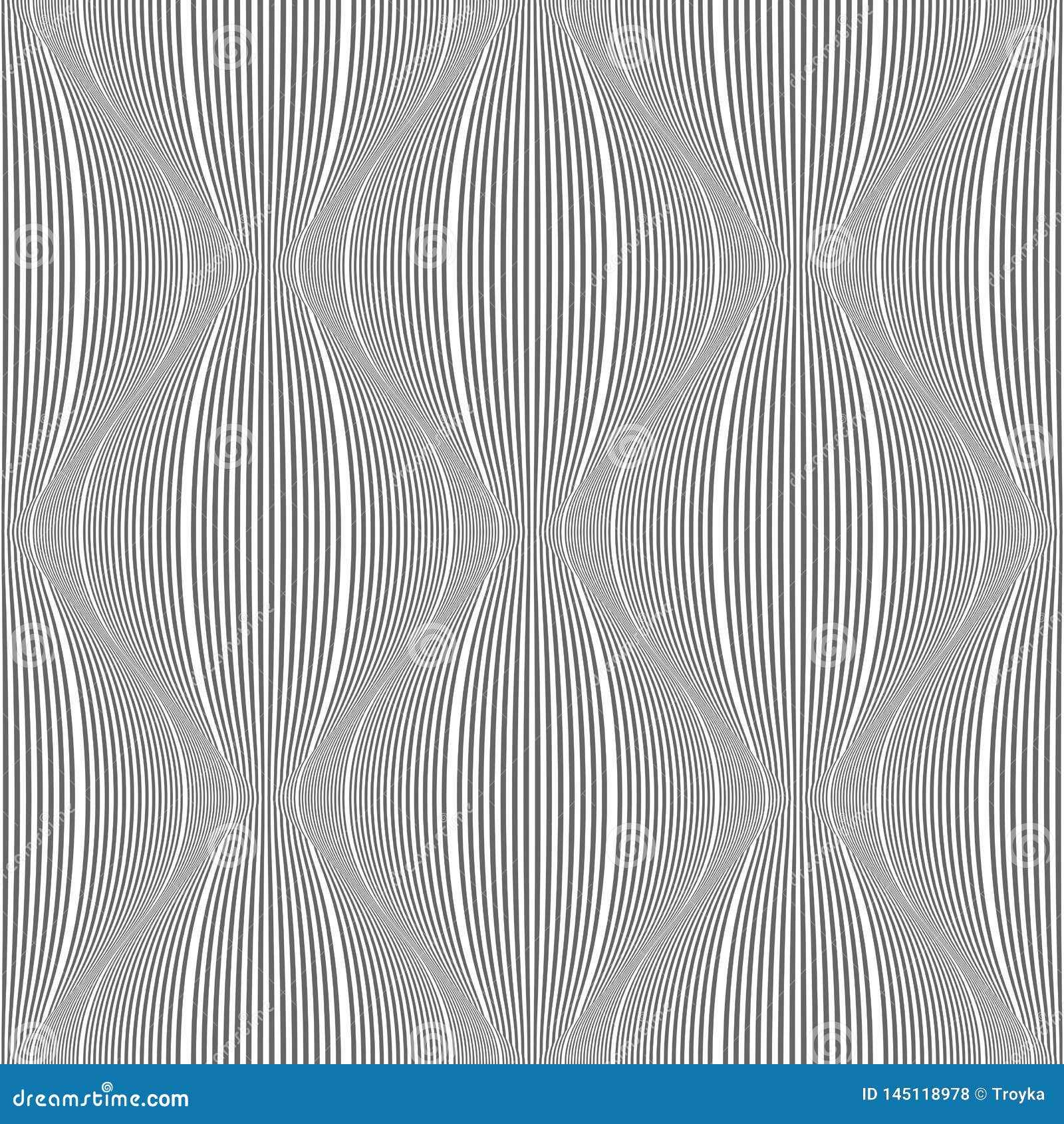 Seamless Striped 3D Pattern. Geometric Convex Lines Texture Stock ...