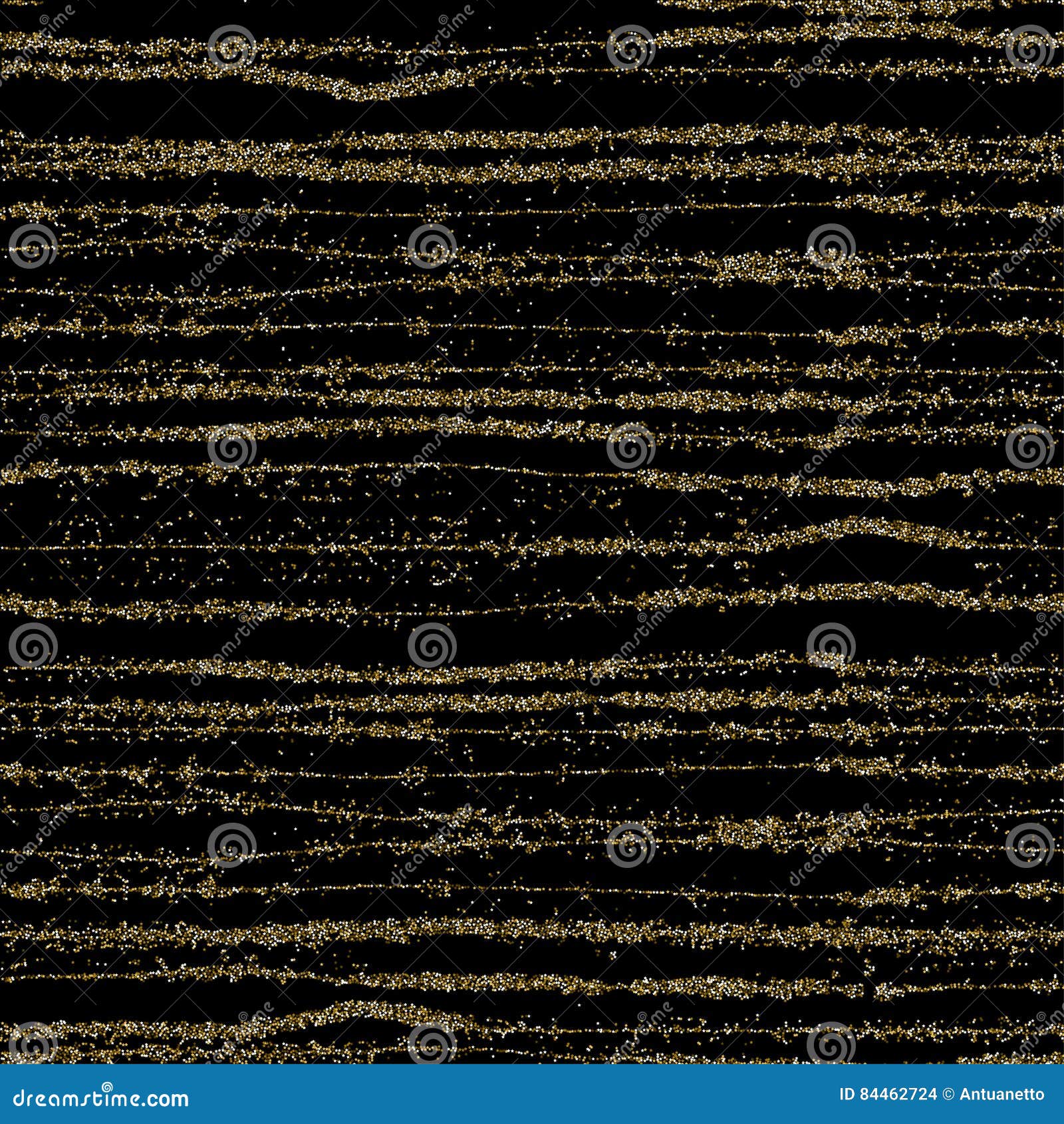 Seamless Striped Gold Glittering Pattern Stock Illustration ...