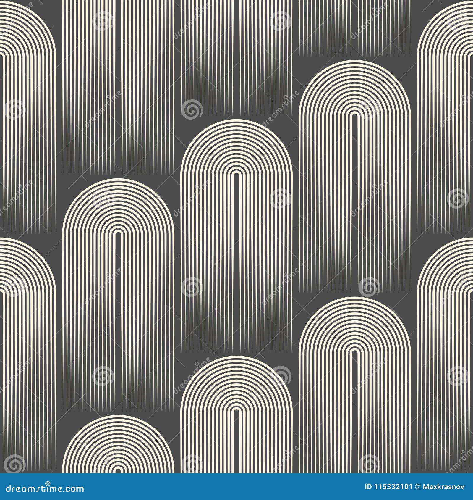 Seamless Striped Pattern. Abstract Disco Background Stock Vector ...