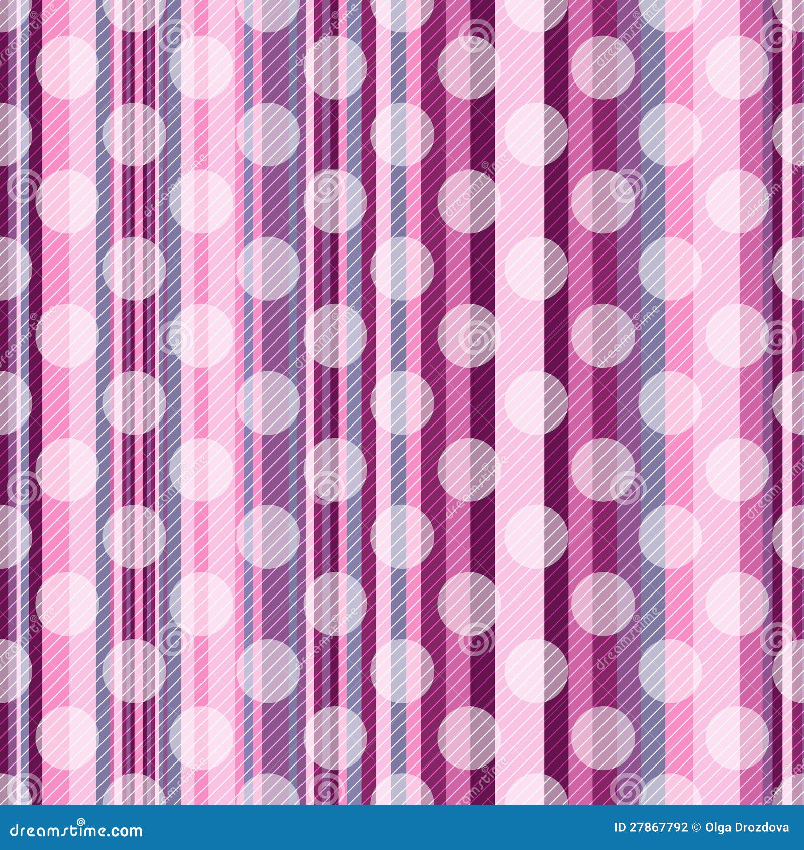 Seamless Striped Pink Pattern Stock Vector Illustration Of Purple