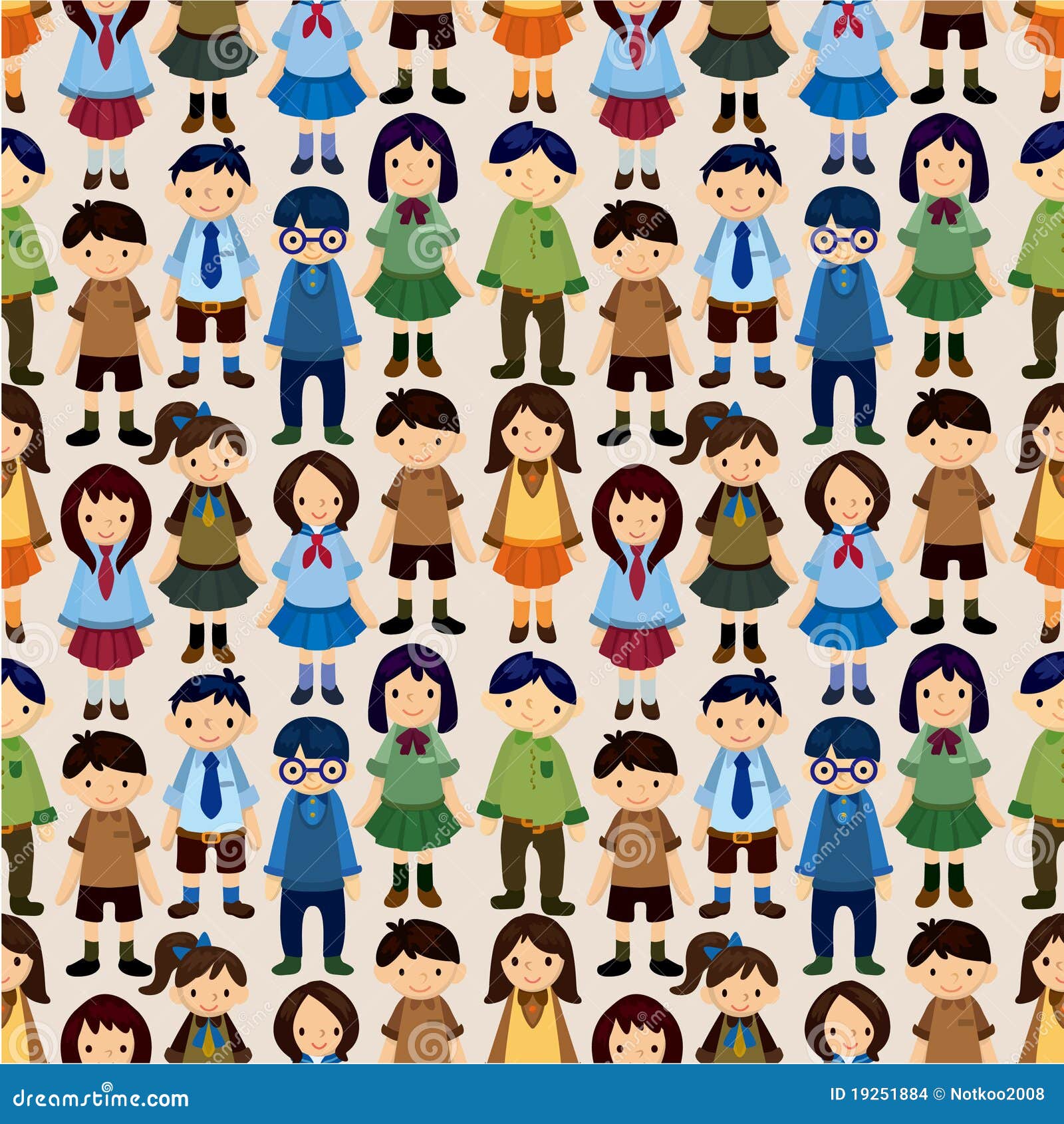 Seamless student pattern stock vector. Illustration of decoration ...