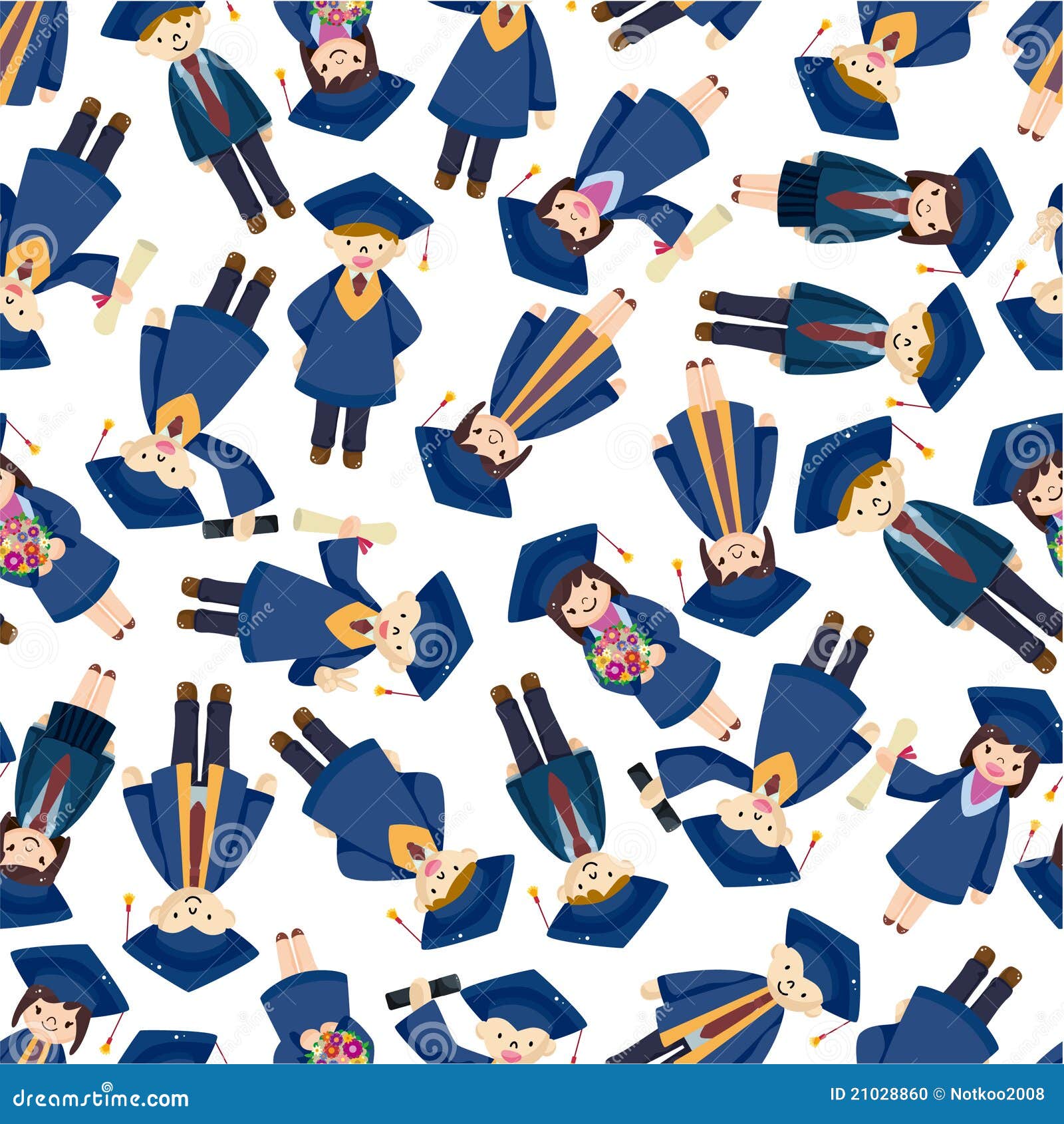 Seamless student pattern stock vector. Illustration of human - 21028860