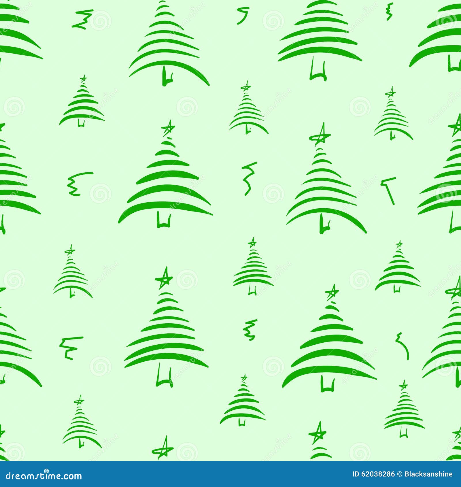 Seamless Stylized Fir-trees Stock Vector - Illustration of design ...