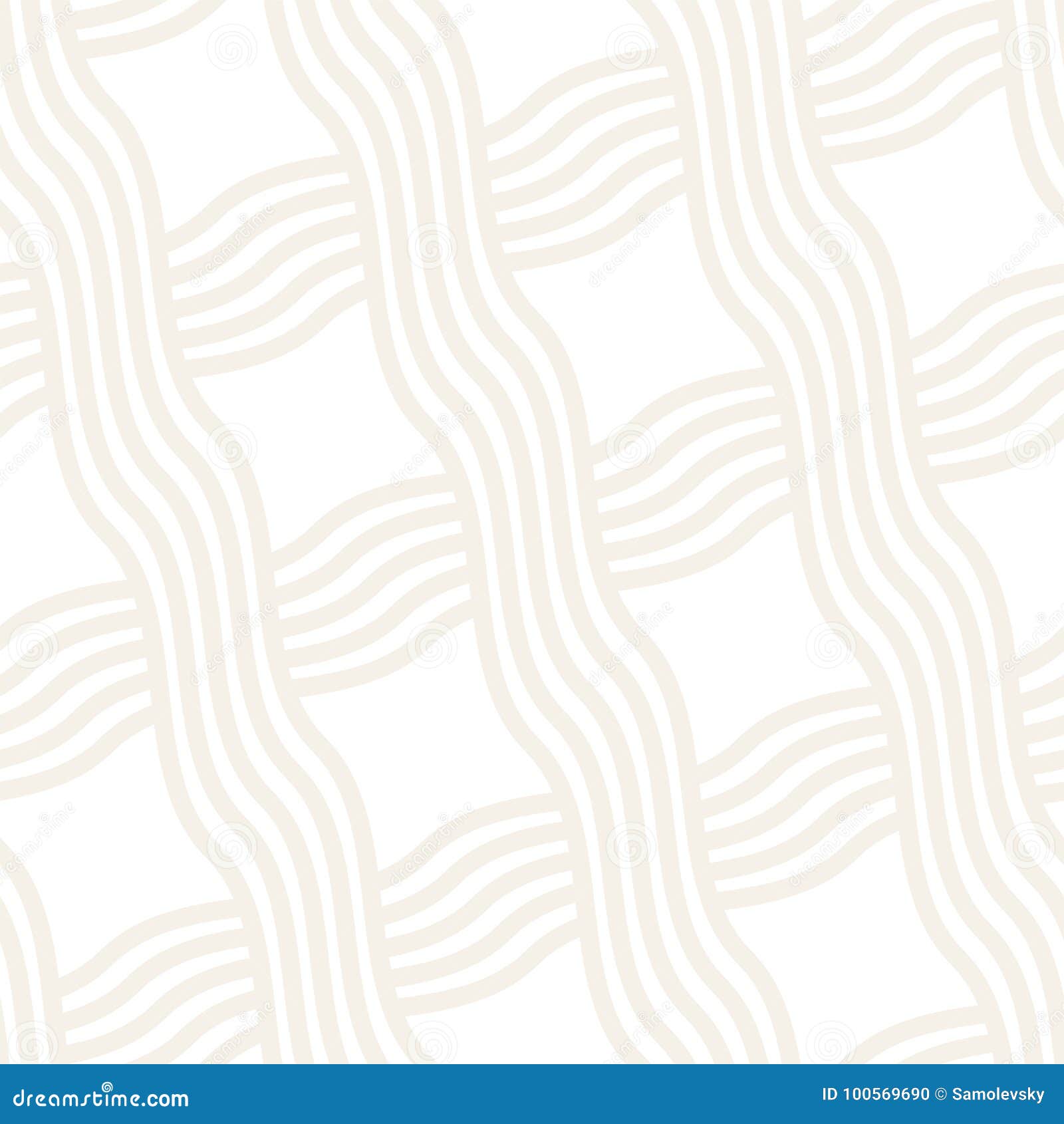 Seamless Subtle Cross Lattice Pattern. Abstract Geometric Tiling Mosaic ...