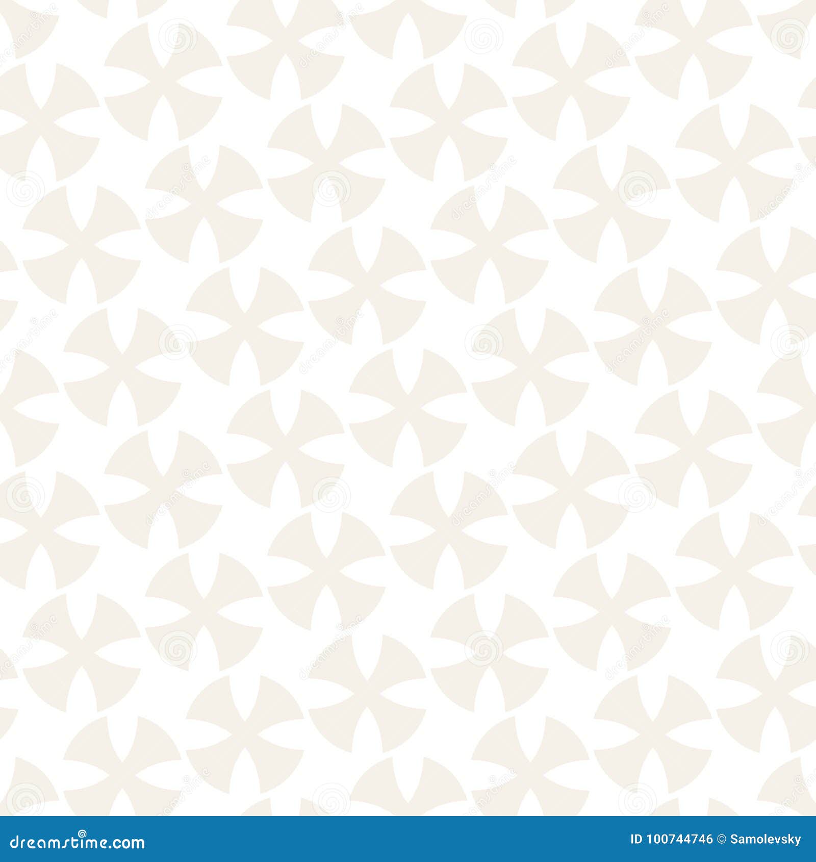 Seamless Subtle Cross Lattice Pattern. Abstract Geometric Tiling Mosaic ...