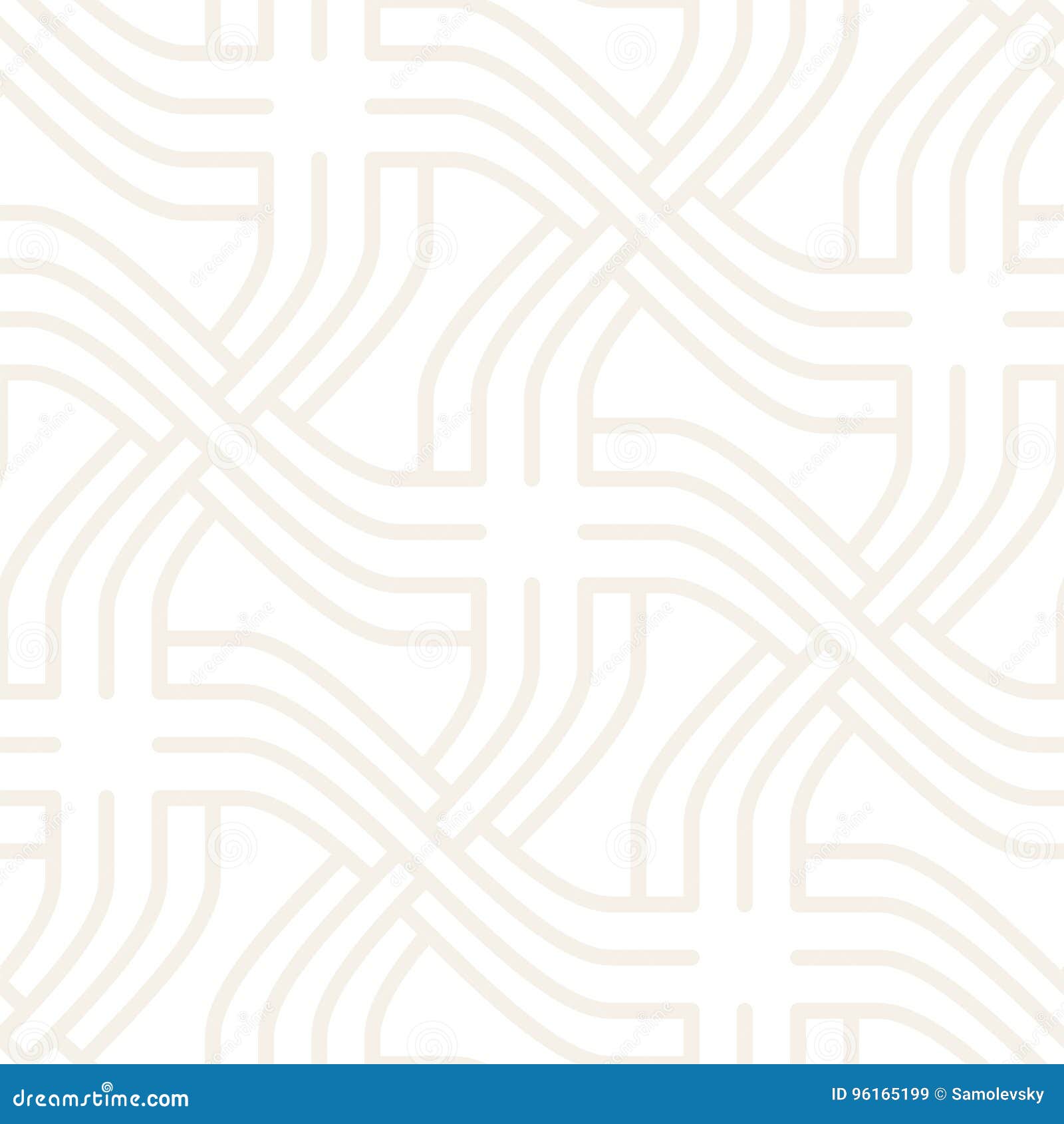 Seamless Subtle Cross Lattice Pattern. Abstract Geometric Tiling Mosaic ...