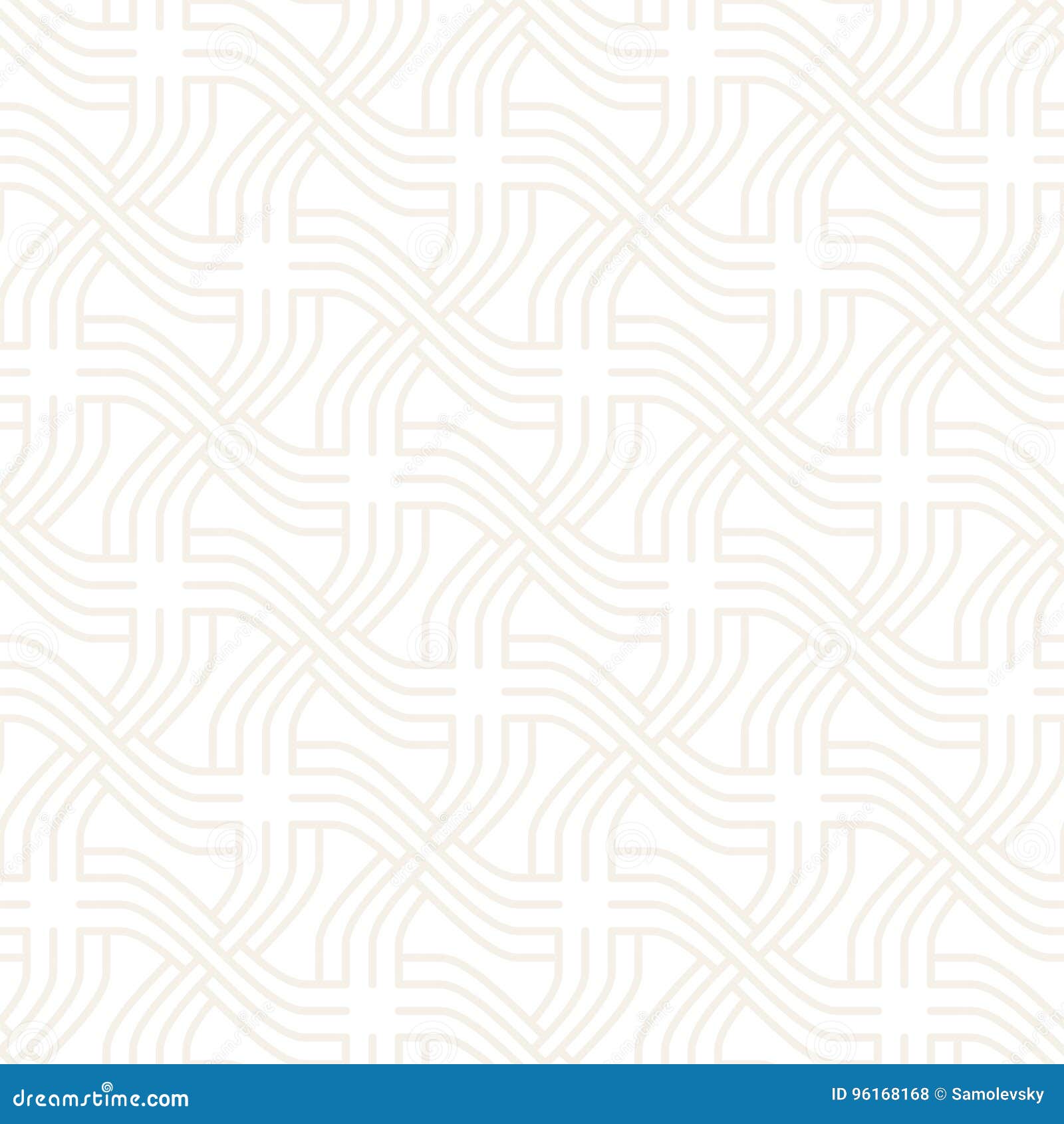 Seamless Subtle Cross Lattice Pattern. Abstract Geometric Tiling Mosaic ...