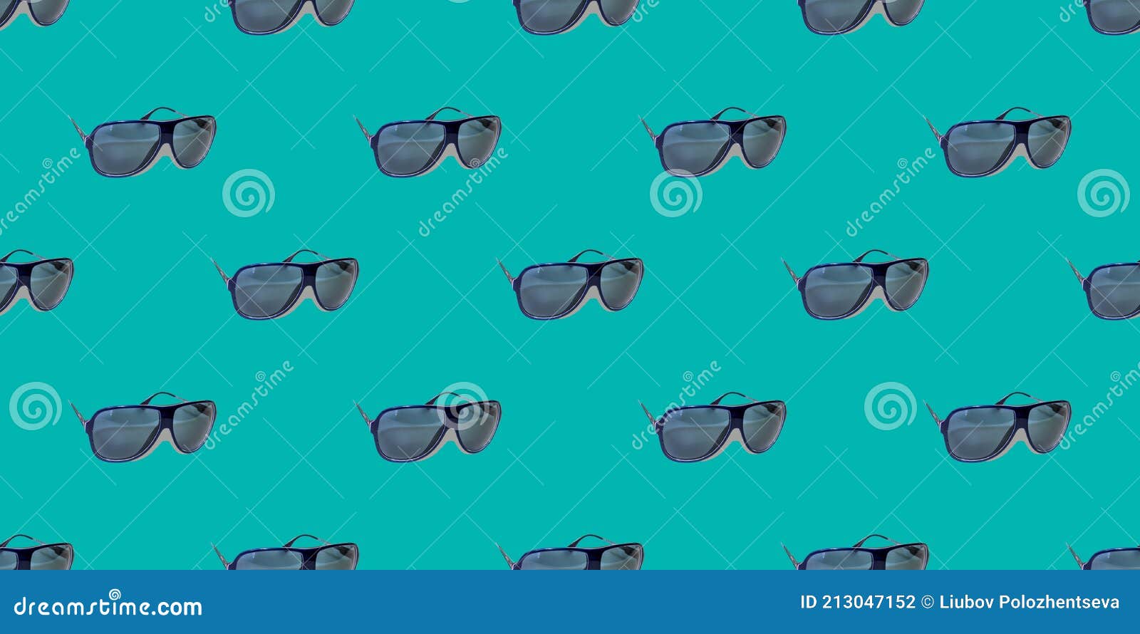 Seamless Summer Pattern with Sun Glasses Stock Illustration ...