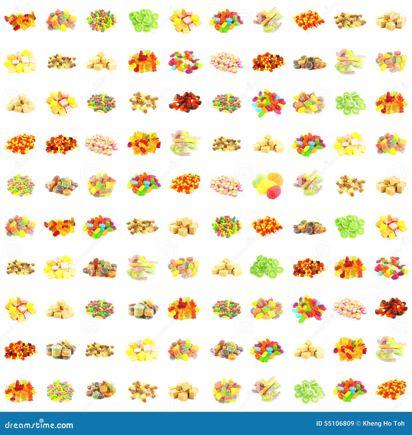Seamless Sweets Pattern stock image. Image of chocolate - 55106809