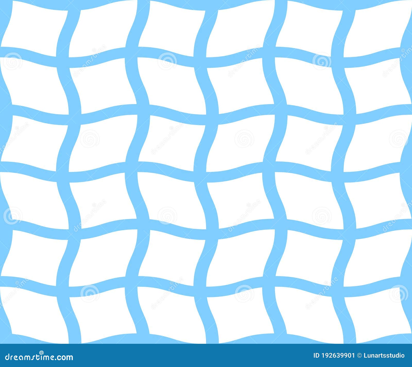 Seamless Swimming Pool Blue Wave Grid Background Pattern. Vector ...