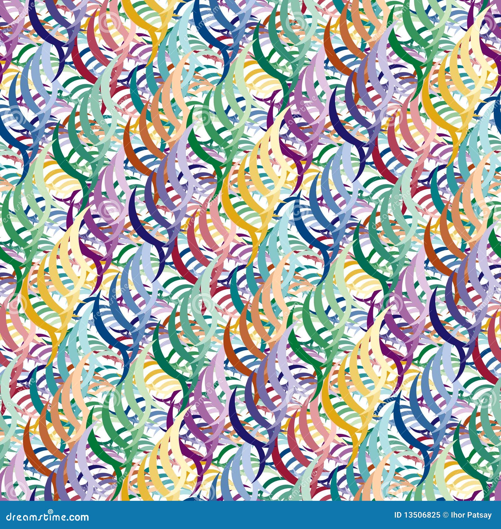 Seamless swirl pattern stock vector. Illustration of vivid - 13506825