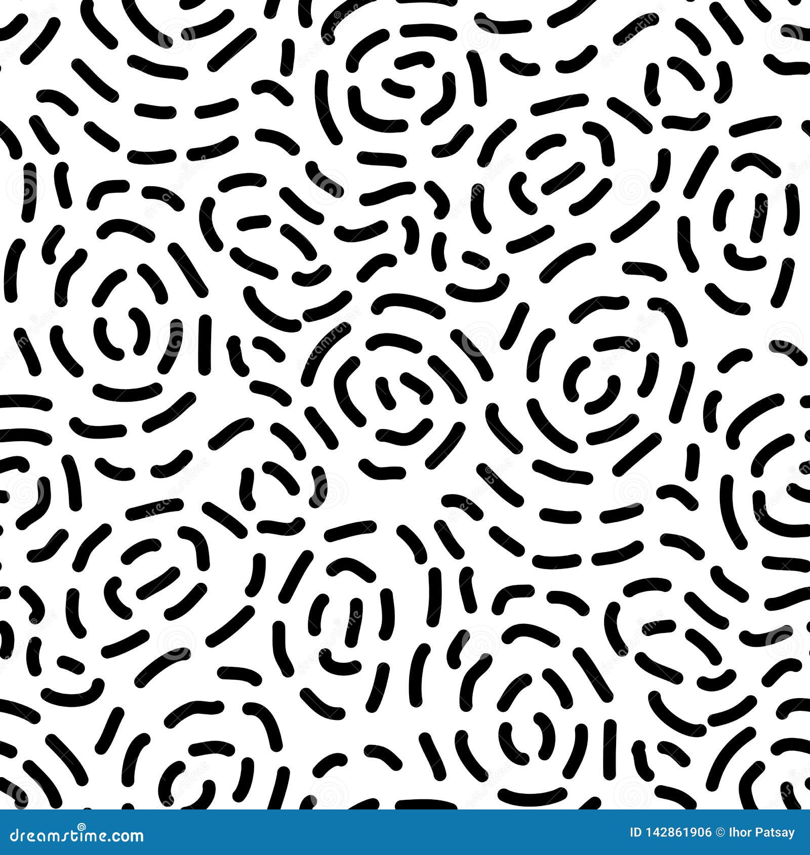 Seamless swirl pattern stock vector. Illustration of repetition - 142861906