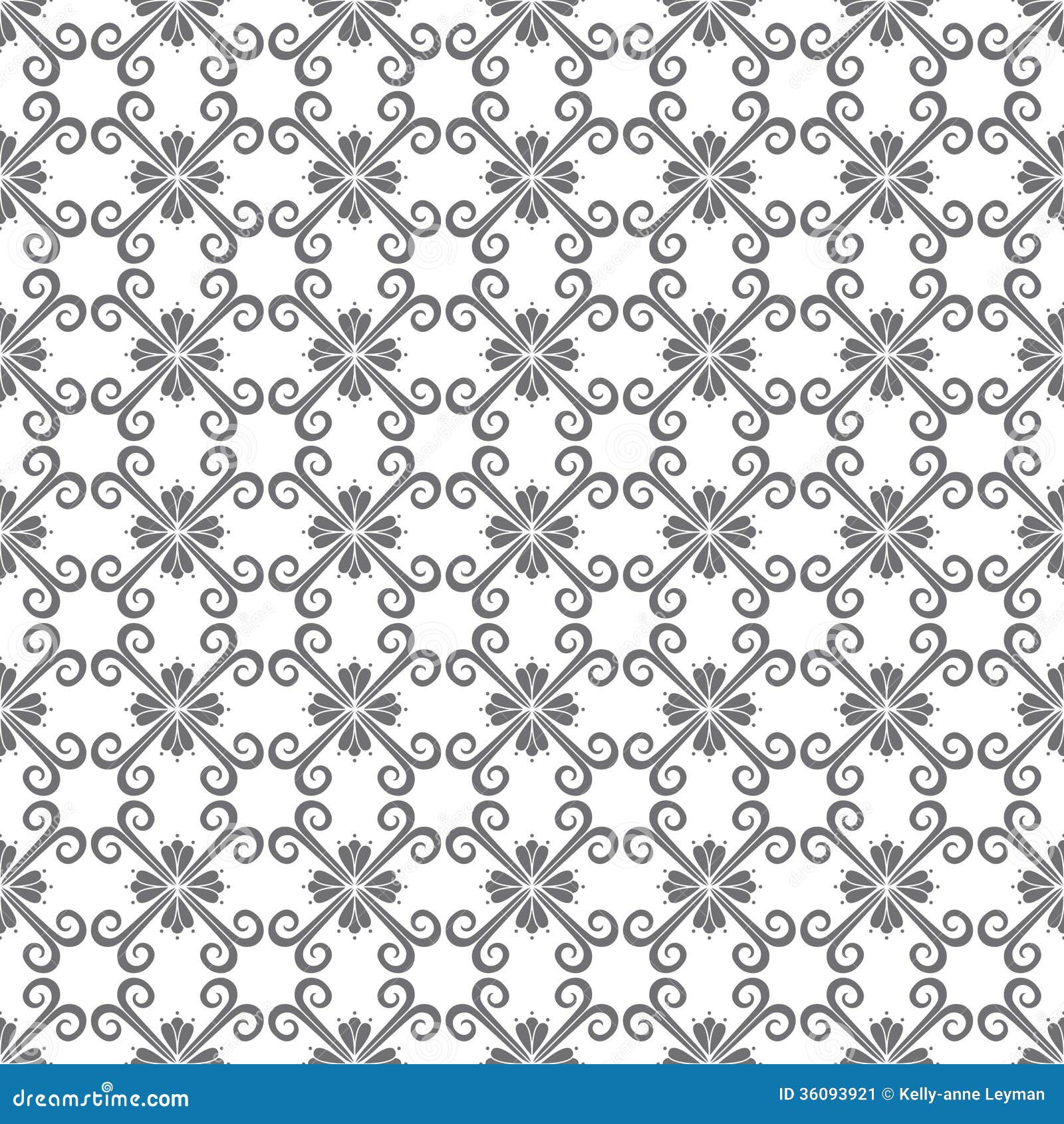 Seamless Swirl Pattern stock vector. Illustration of repeat - 36093921